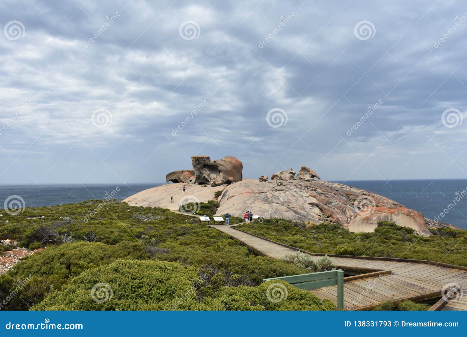 Remarkable Rocks Boardwalk stock image. Image of australian - 138331793