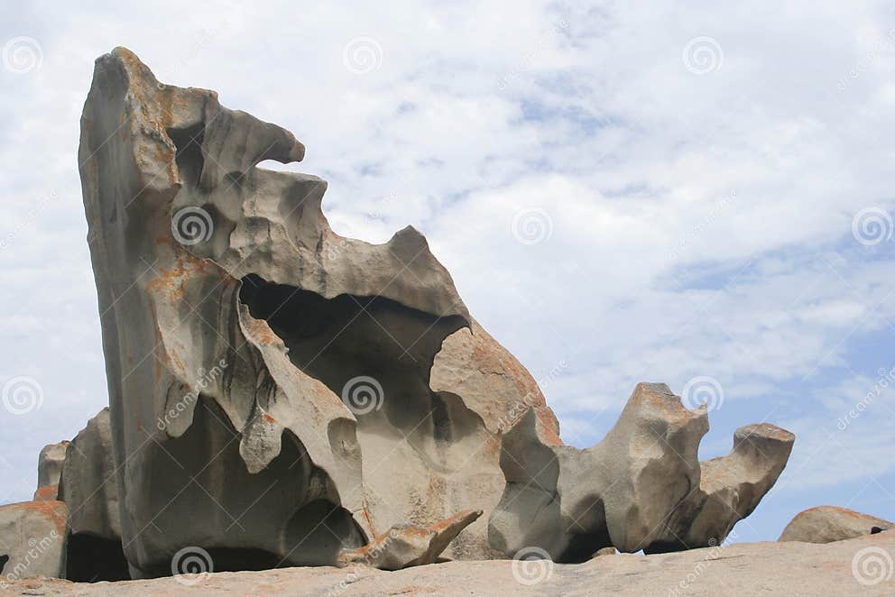 Remarkable Rocks, Kangaroo Island Stock Photo - Image of granite, stone ...