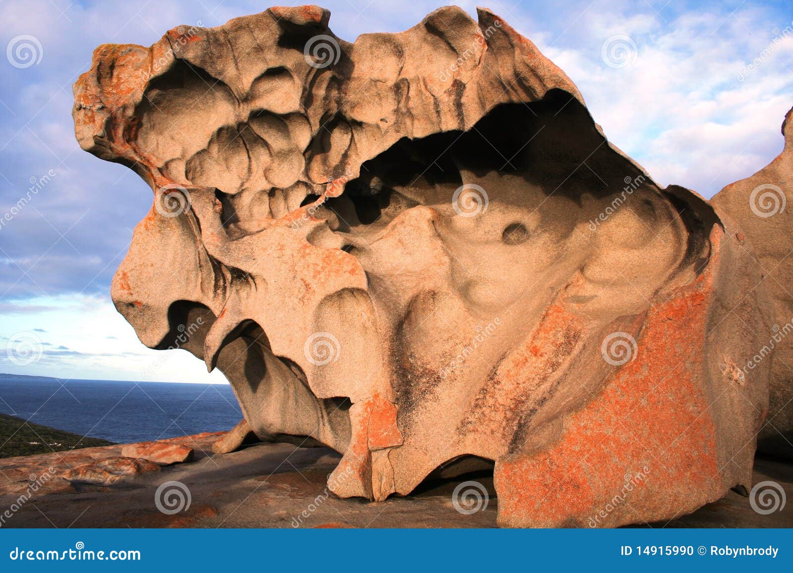 Remarkable Rocks, Kangaroo Island Stock Photo - Image of geography ...