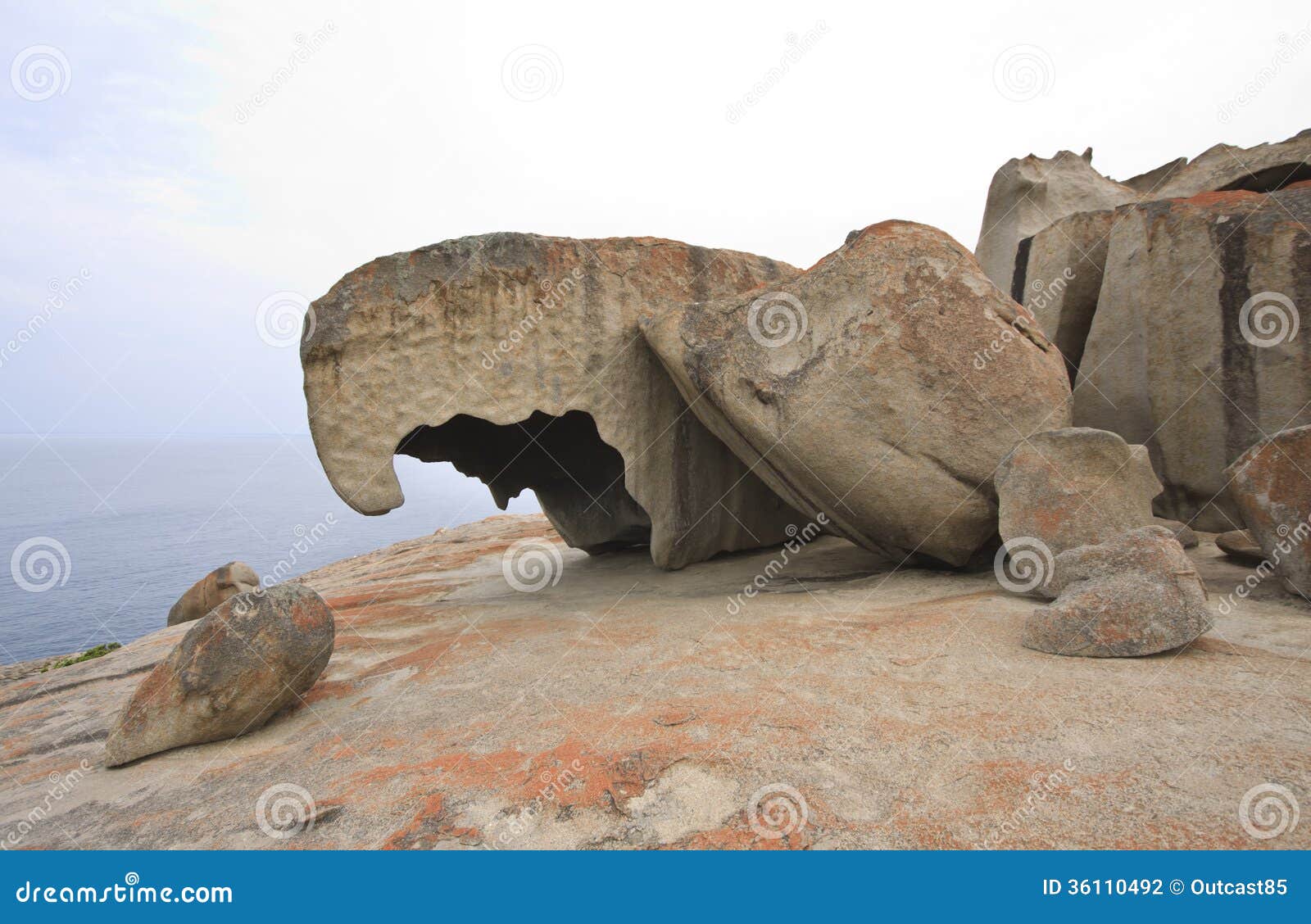 Remarkable Rocks, Kangaroo Island Stock Photo - Image of sunset ...