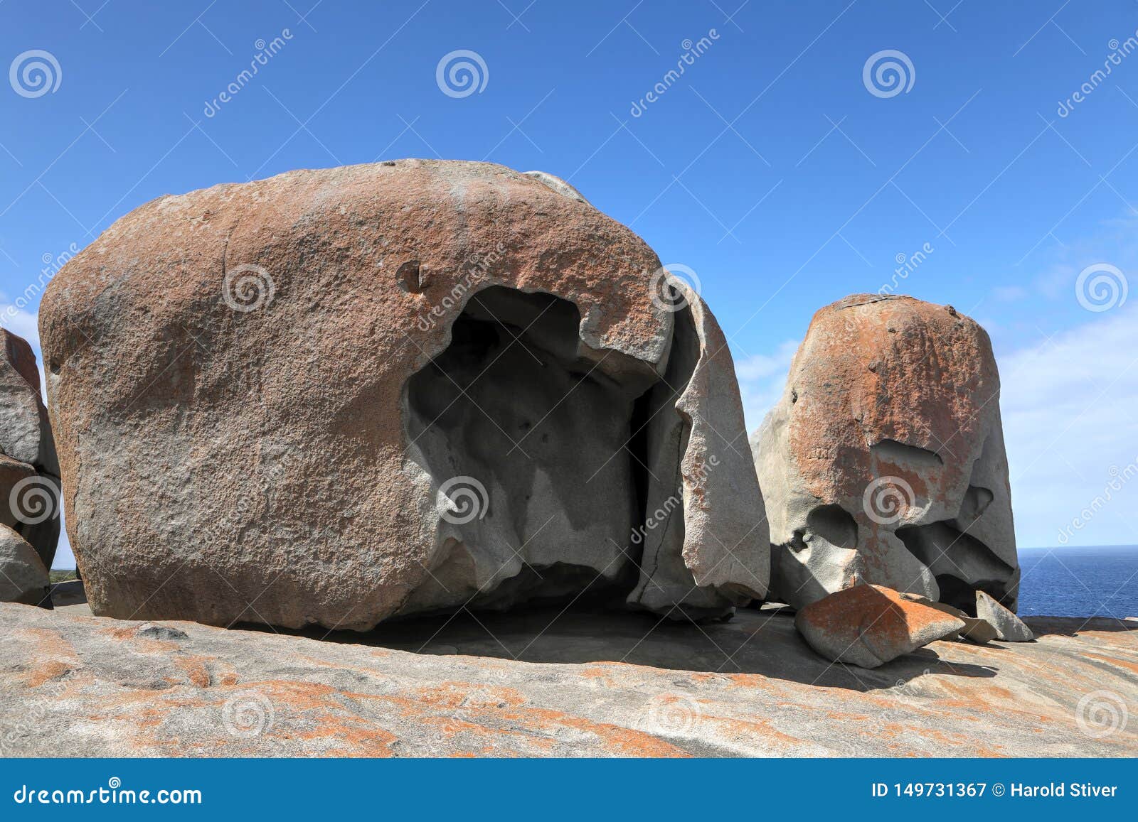 Remarkable Rocks on Kangaroo Island, Australia Stock Image - Image of ...