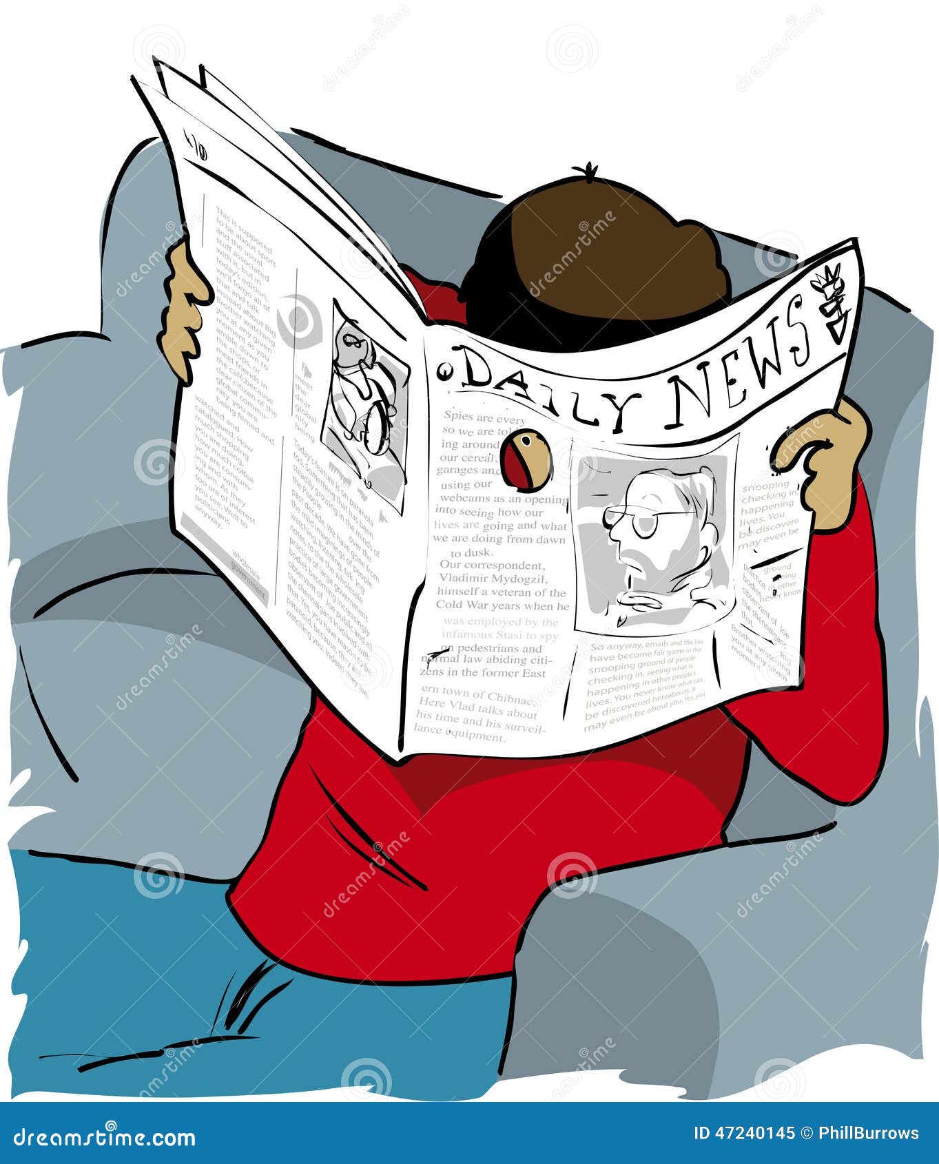 Remarquer illustration de vecteur. Illustration du informateur - 47240145