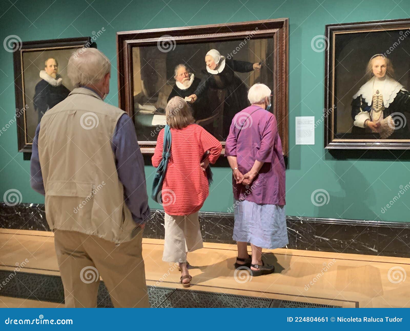 Paintings by the Dutch Master Rembrandt at the Queen`s Gallery in ...