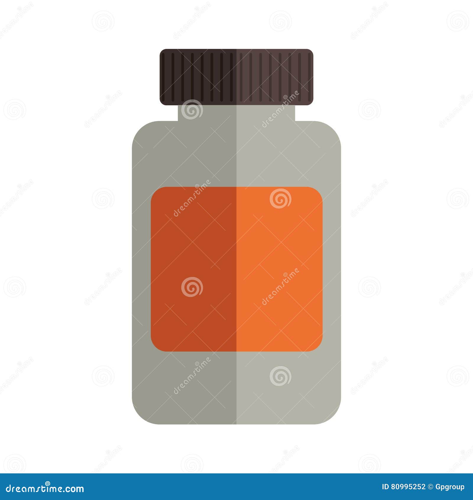 Remedy Bottle with Tap and Label Stock Vector - Illustration of drugs ...
