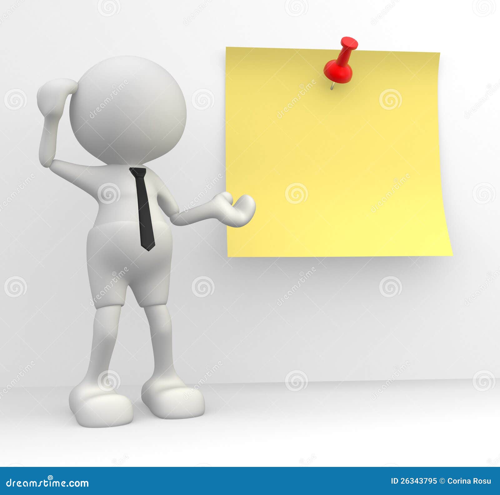 Remember stock illustration. Illustration of note, adhesive - 26343795