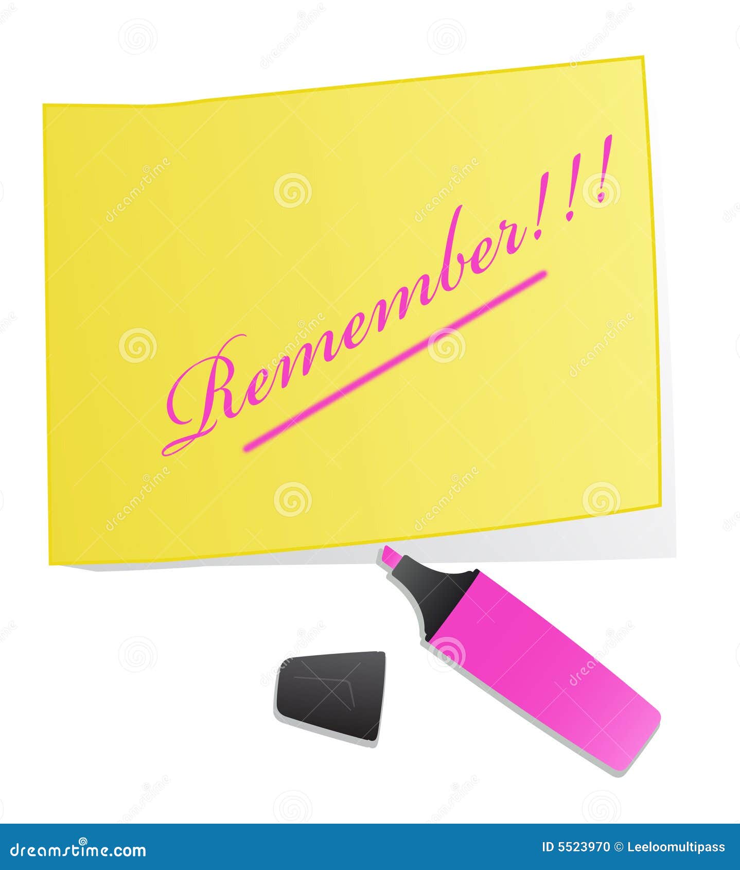 Remember Note Stock Photo | CartoonDealer.com #26630202