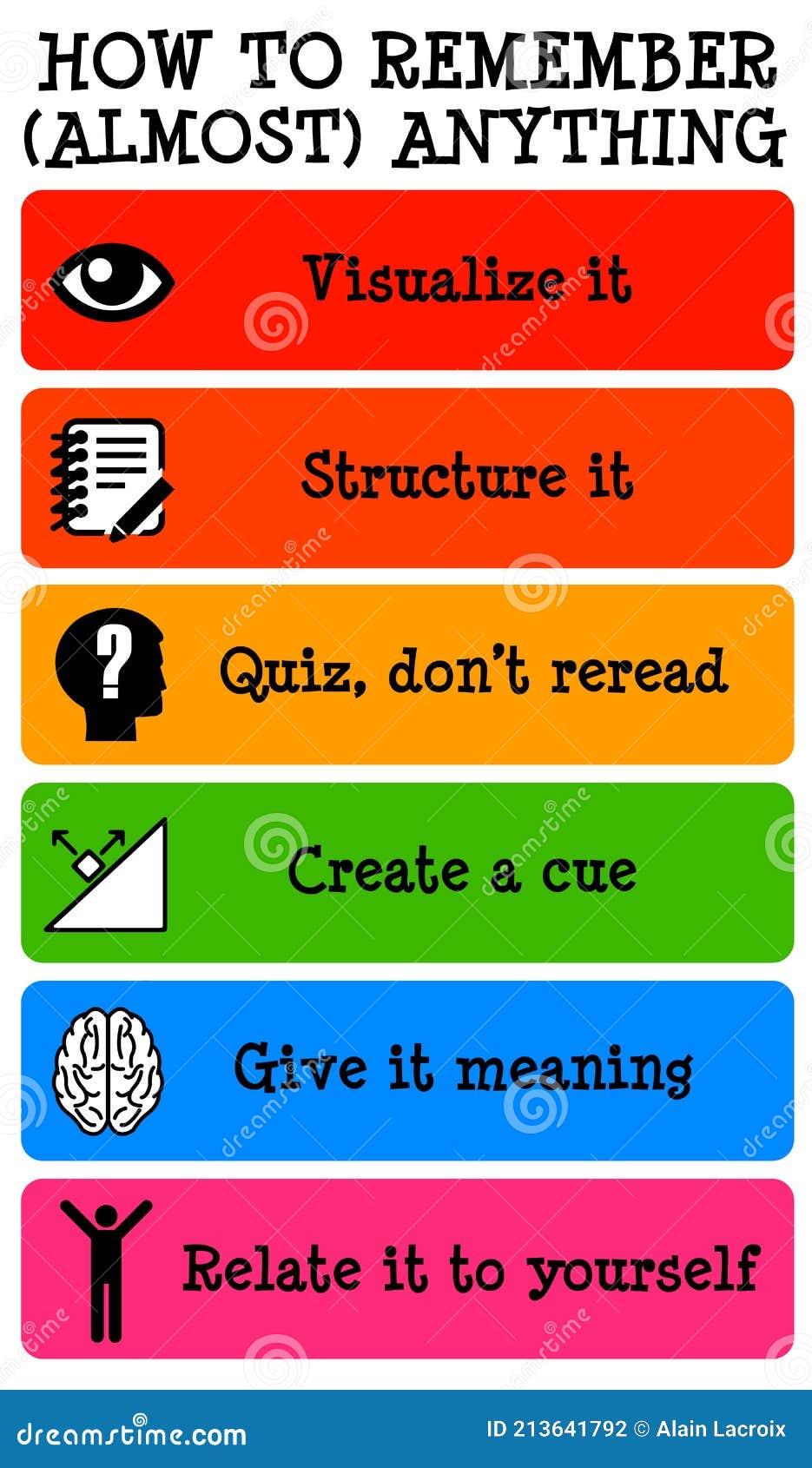 Remember anything stock illustration. Illustration of intelligent ...