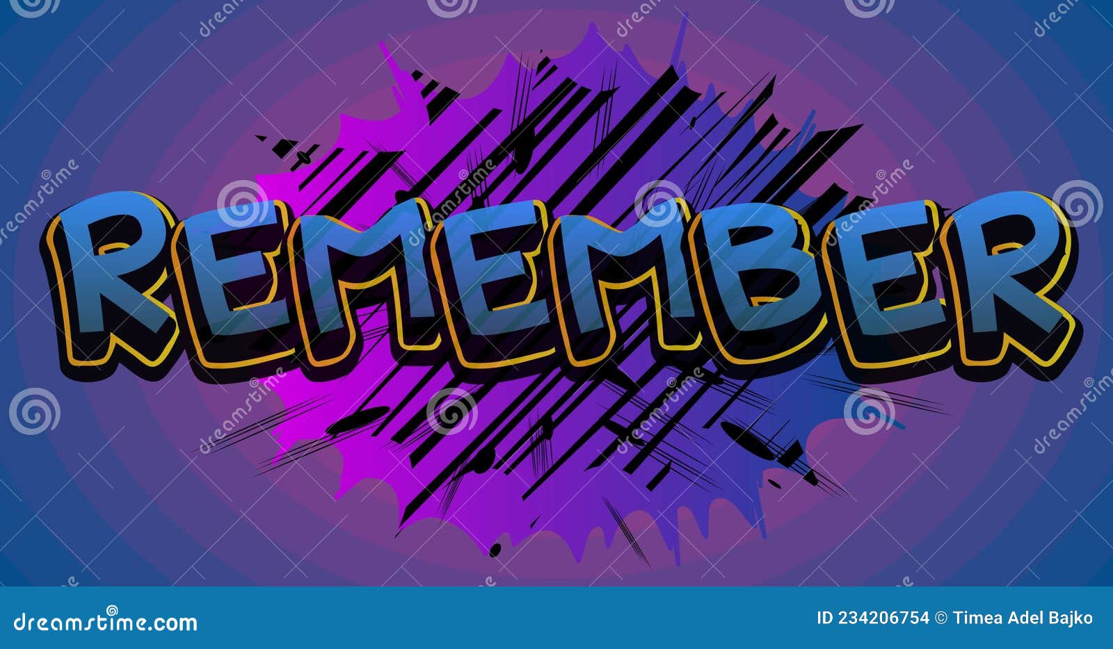 Remember. Comic Book Words. Motion Poster Stock Footage - Video of celebration, meeting: 234206754