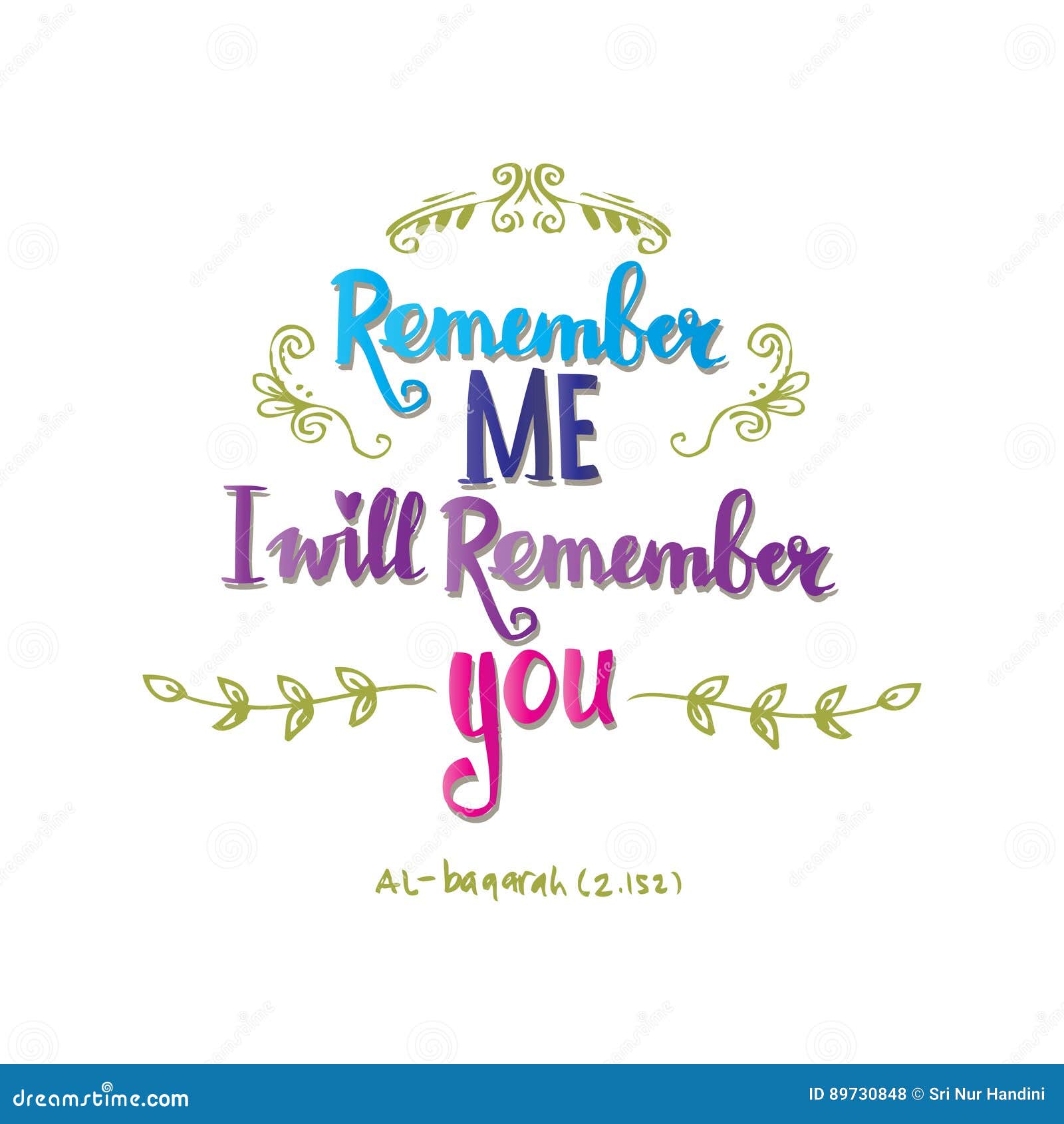 Remember Me I Will Remember You Stock Illustration - Illustration of ...