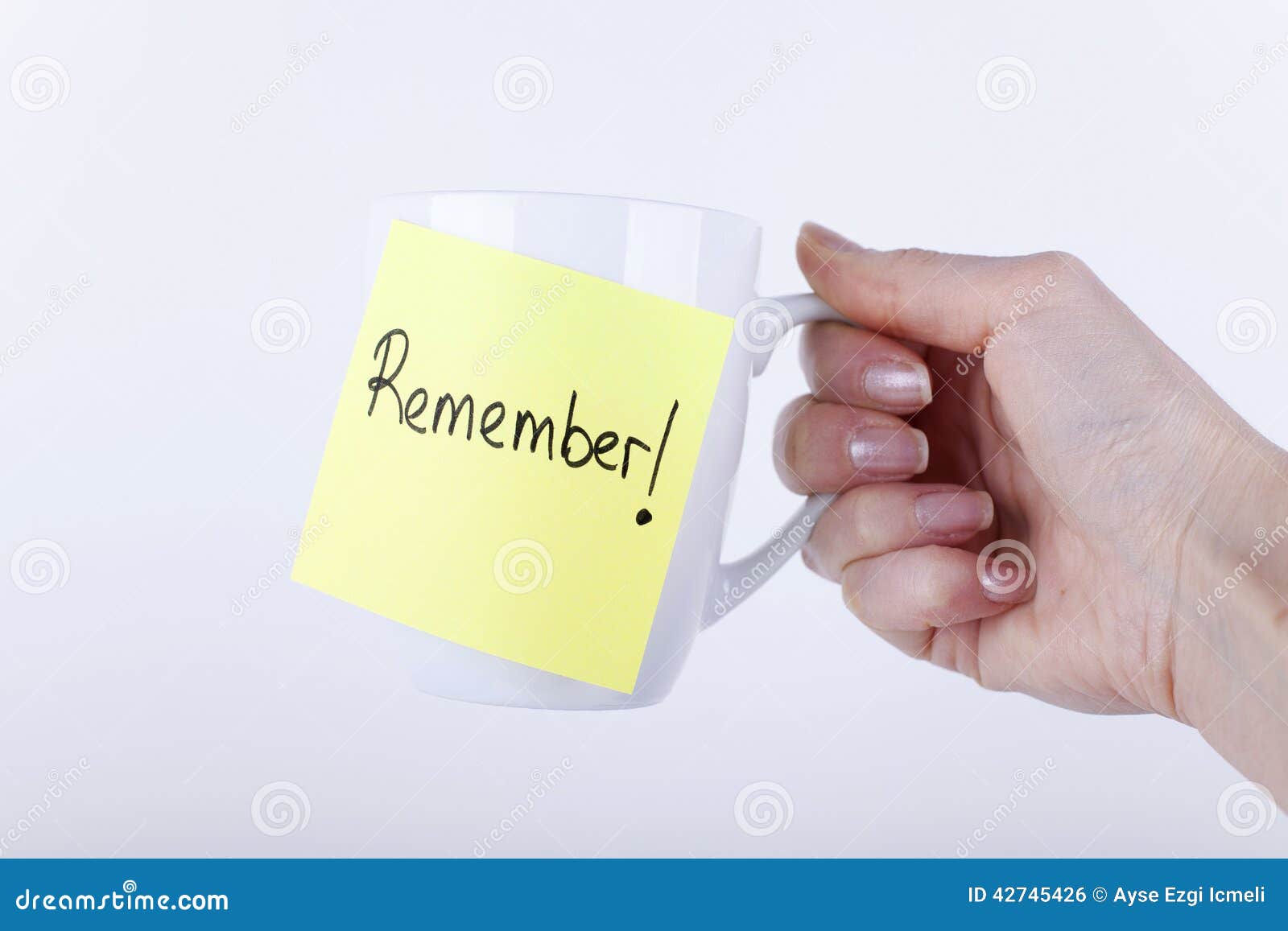 REMEMBER NOTE stock photo. Image of attention, conceptual - 42745426