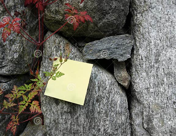 Remember: Post-it note stock image. Image of material - 25447599