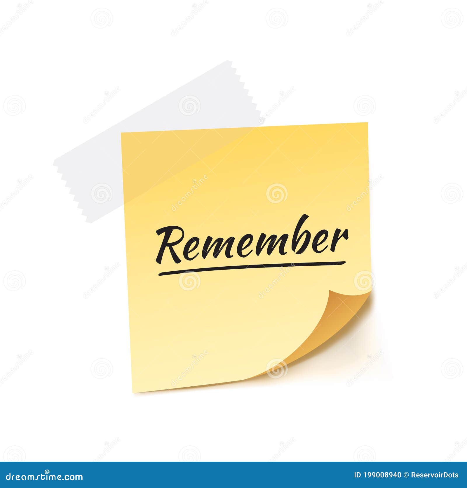 Remember Note Stock Photo | CartoonDealer.com #26630202