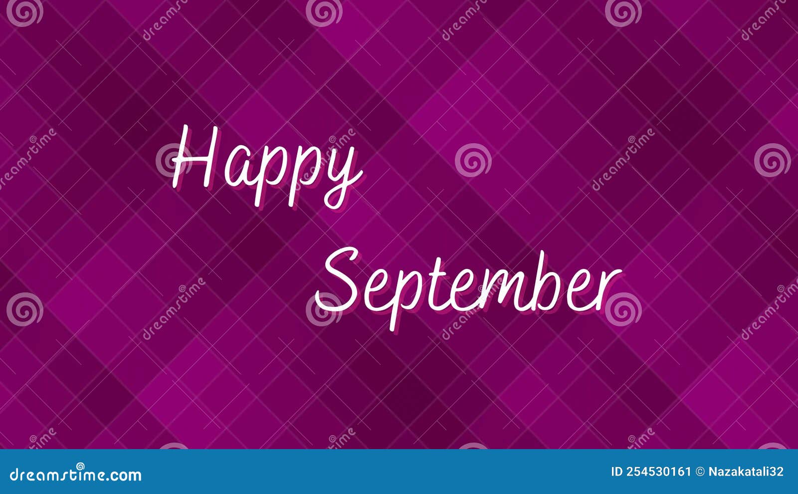 Happy September Text with Eye Catching Design. September Wishing ...