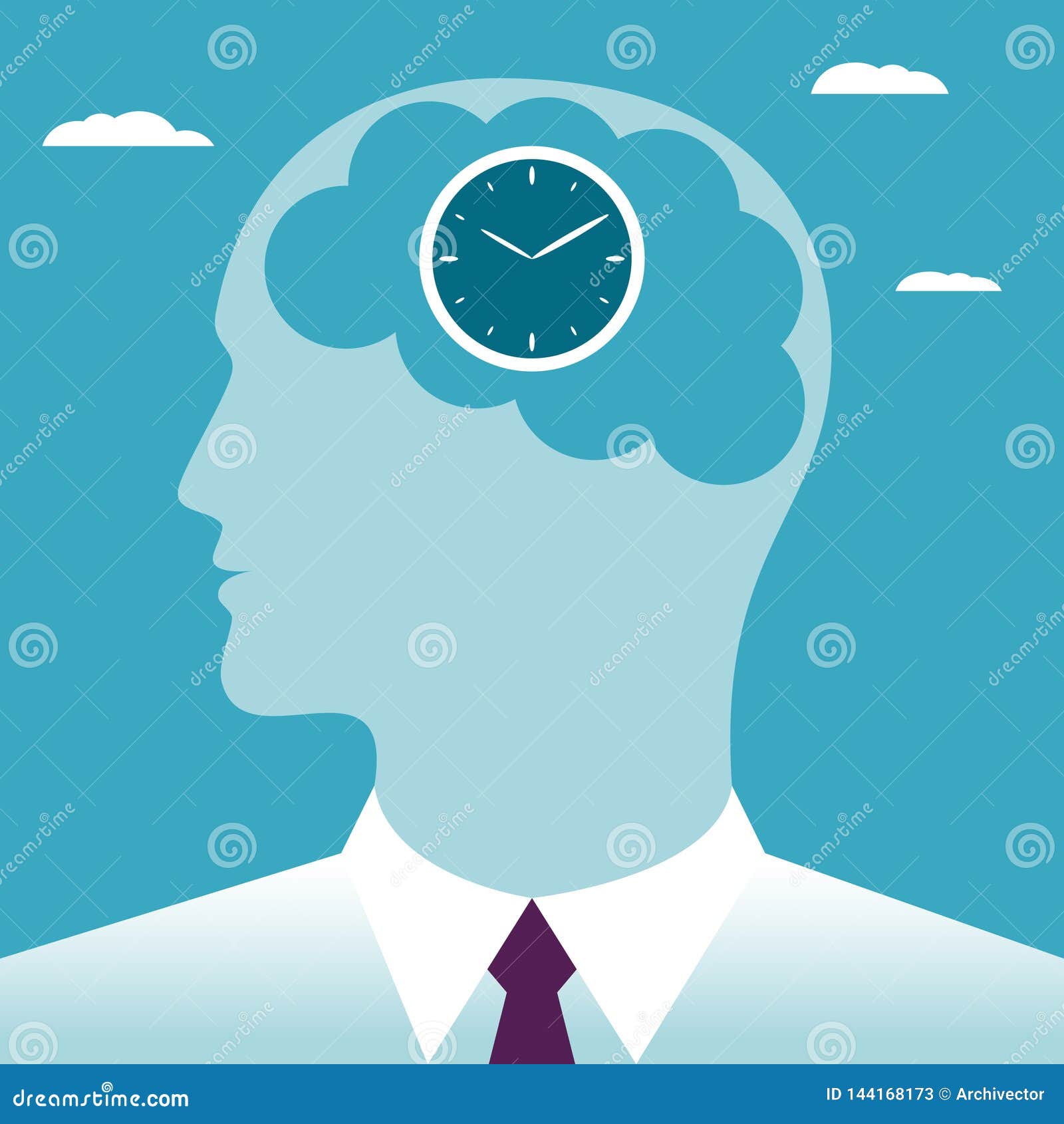 Passing of time stock vector. Illustration of drawing - 144168173