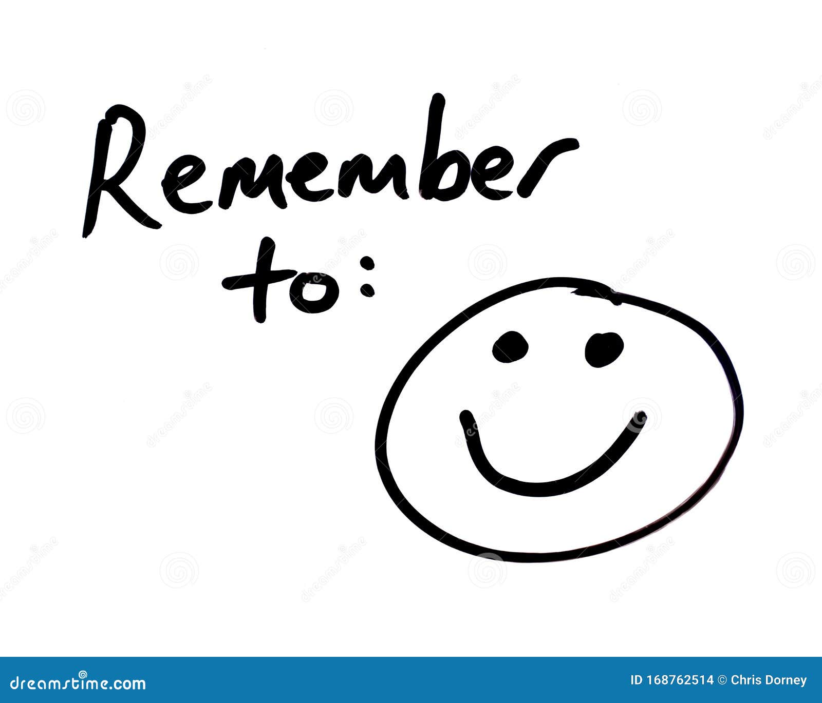 REMEMBER - Smile Stock Photography | CartoonDealer.com #206855000
