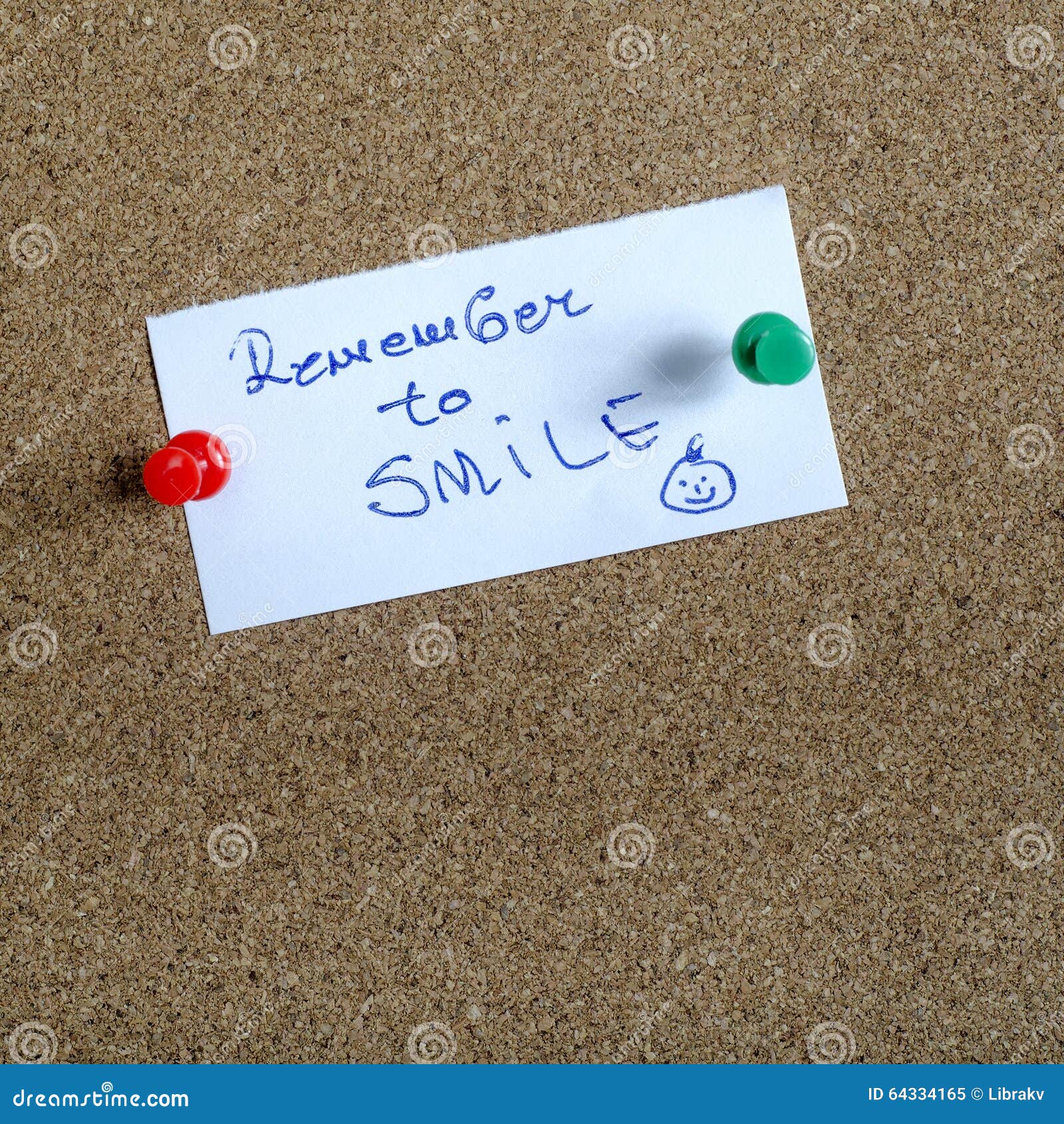 Remember To Smile on Paper Note Stock Image - Image of nota, feelings ...