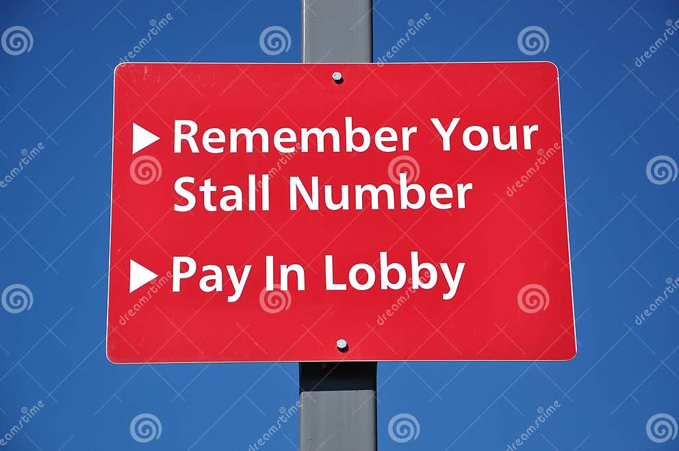 Remember your stall number stock photo. Image of poll - 21907112