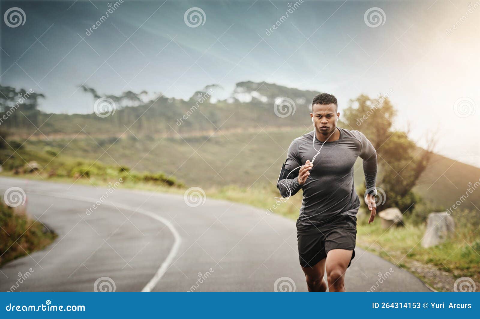 Remember that Youre Doing it for Yourself. a Sporty Young Man Running ... Remember that Youre Doing it for Yourself. a Sporty Young Man Running ...