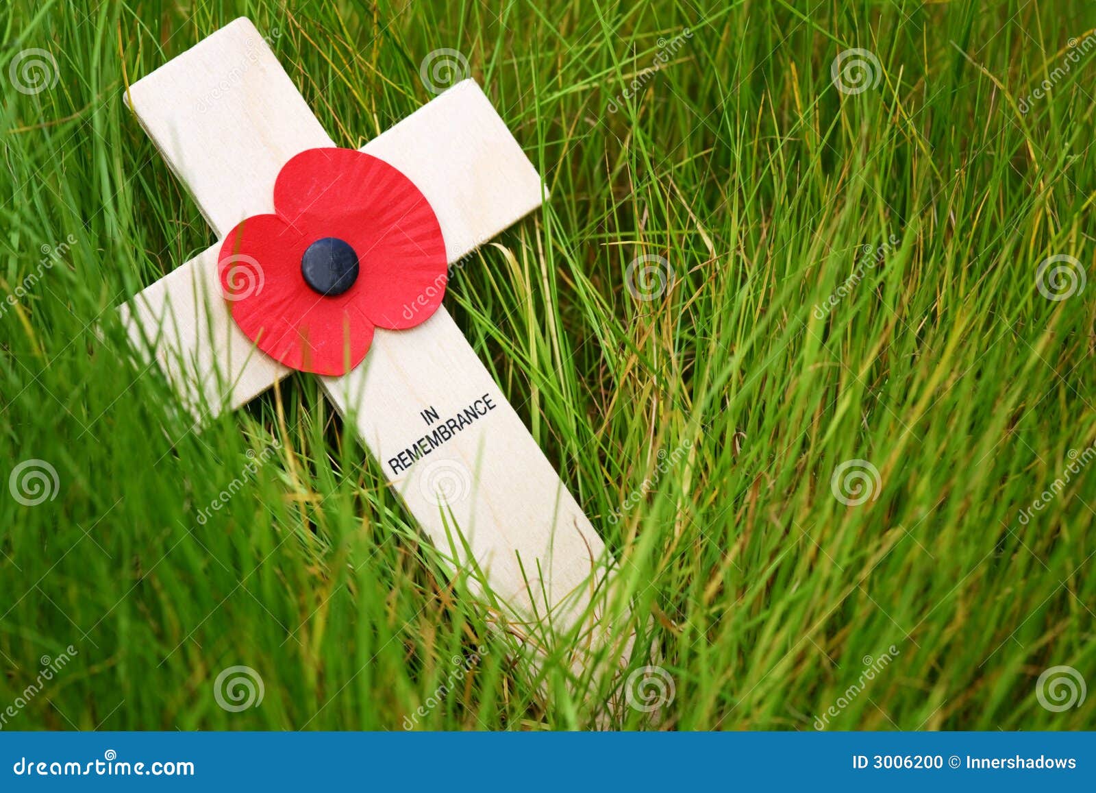 Remembrance cross stock photo. Image of battle, condolences - 3006200