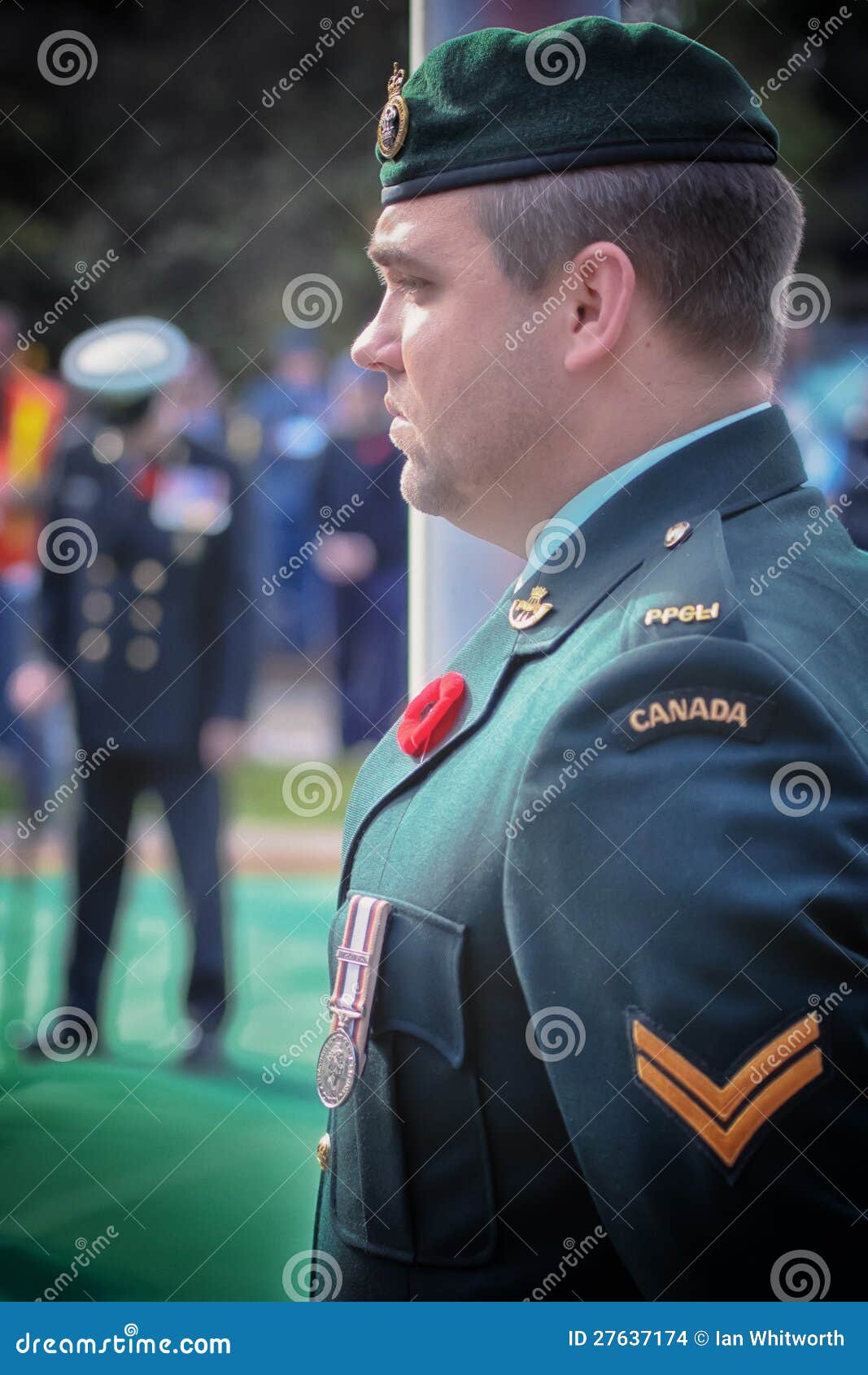 Remembrance Day PPCLI Corporal Editorial Stock Image - Image of ...