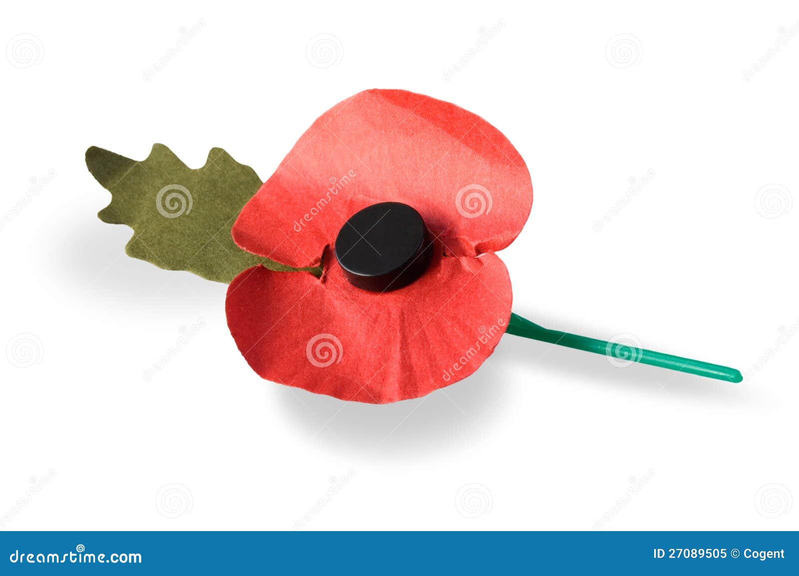 Remembrance Red Poppy stock image. Image of army, cross - 27089505