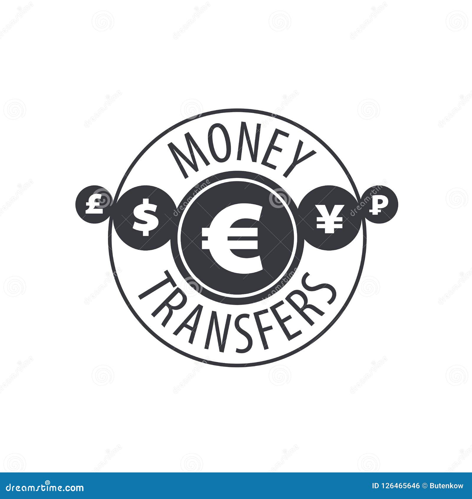 Remesas Del Logotipo Del Vector Ilustración del Vector - Ilustración de ...