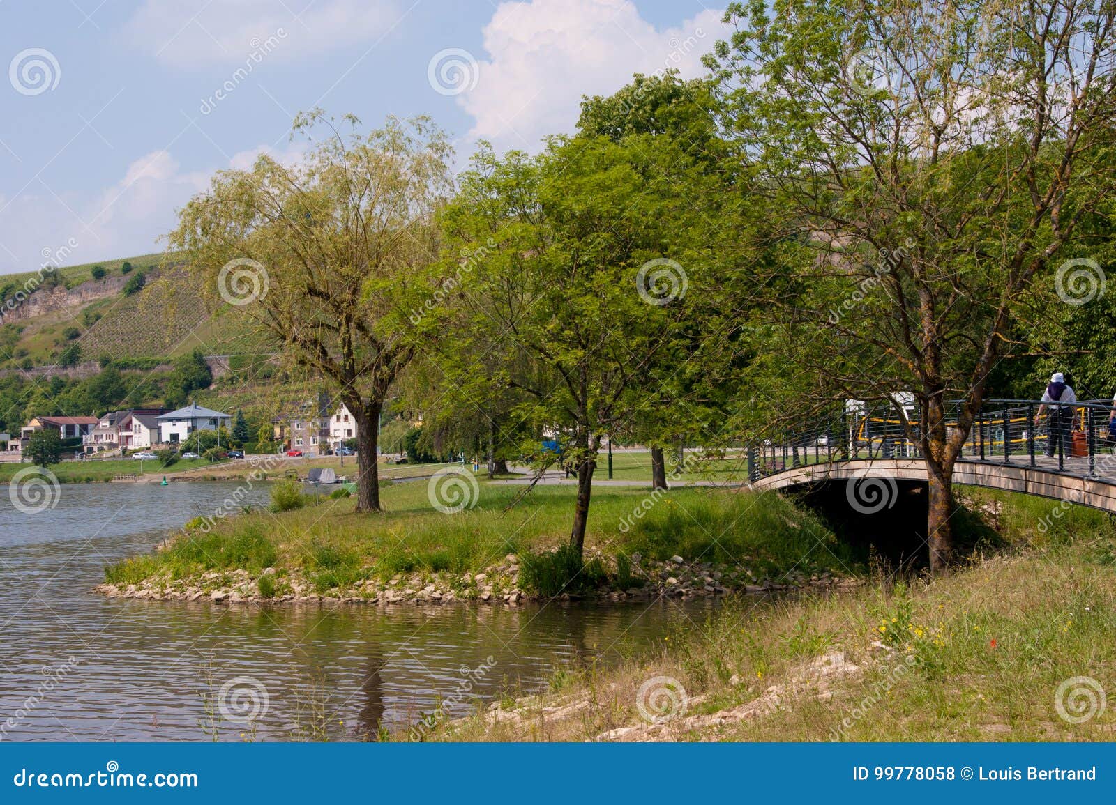 Remich, Luxembourg photo stock éditorial. Image du visualisé - 99778058