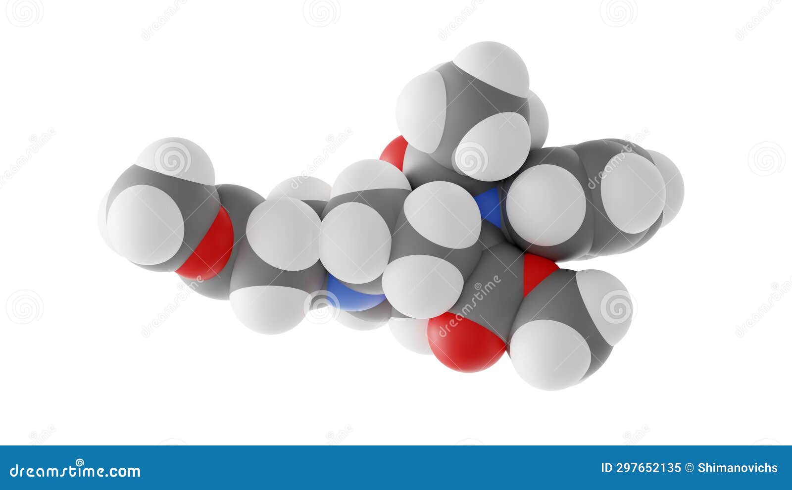 Remifentanil Molecule, Opiate Agonists, Molecular Structure, Isolated ...