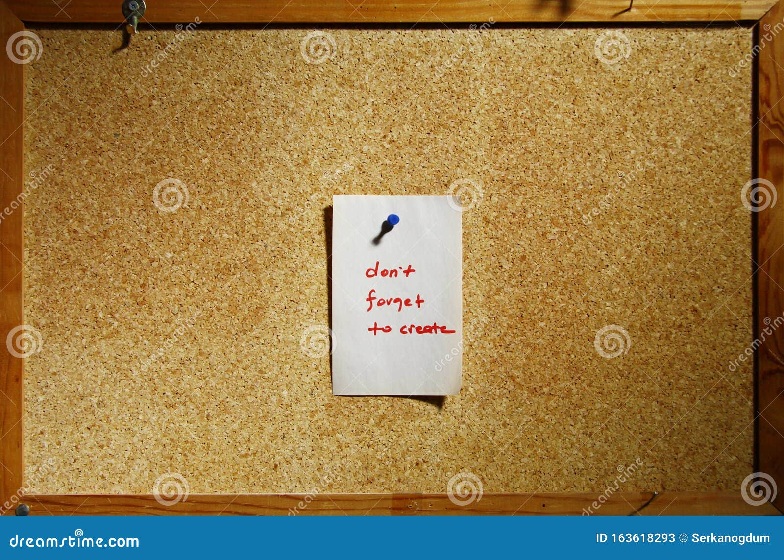 A Reminder for the Creative Soul Stock Image - Image of note, todo ...