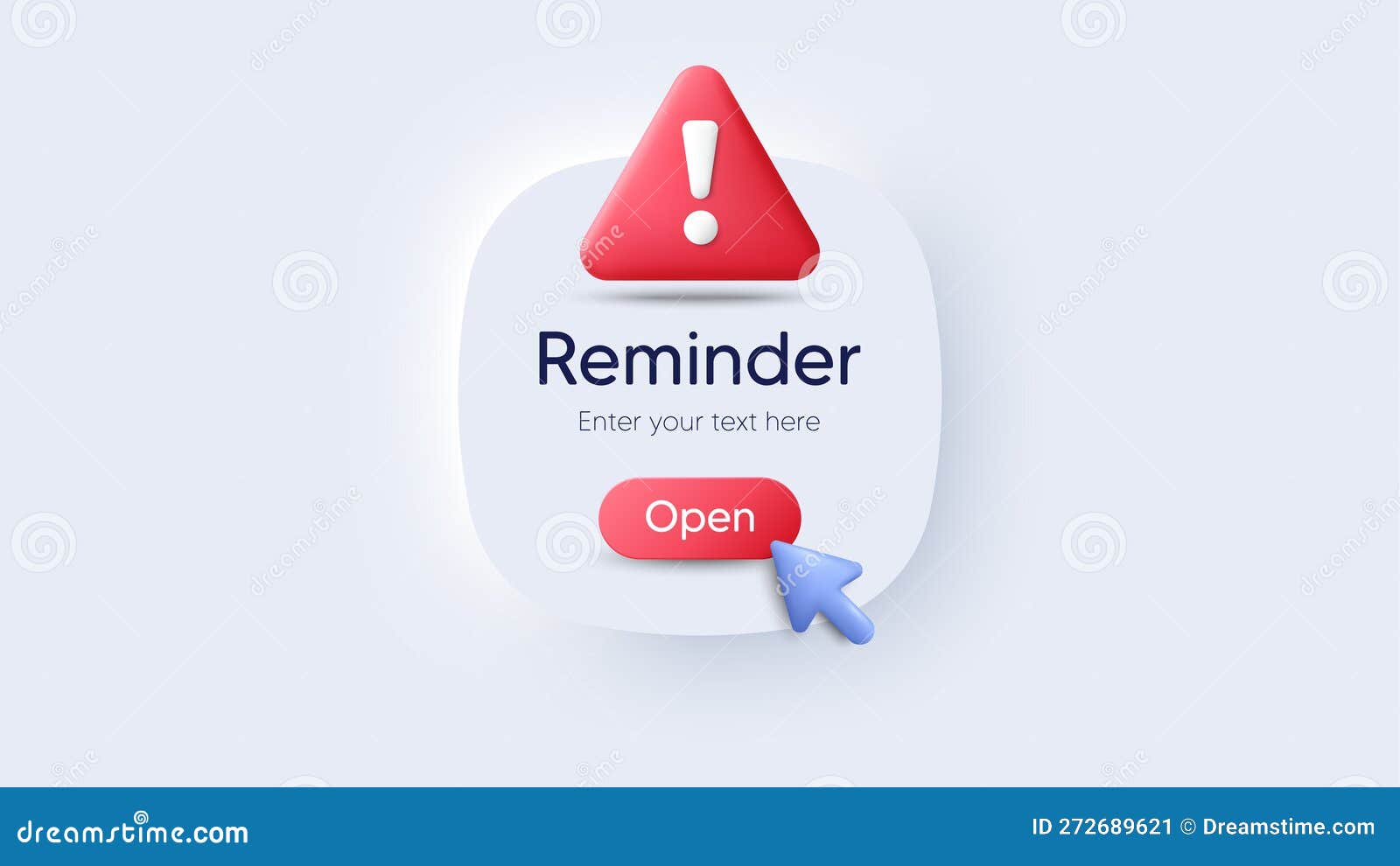 Notifications On Calendar Schedule For Alarm. Friendly Reminder For ...