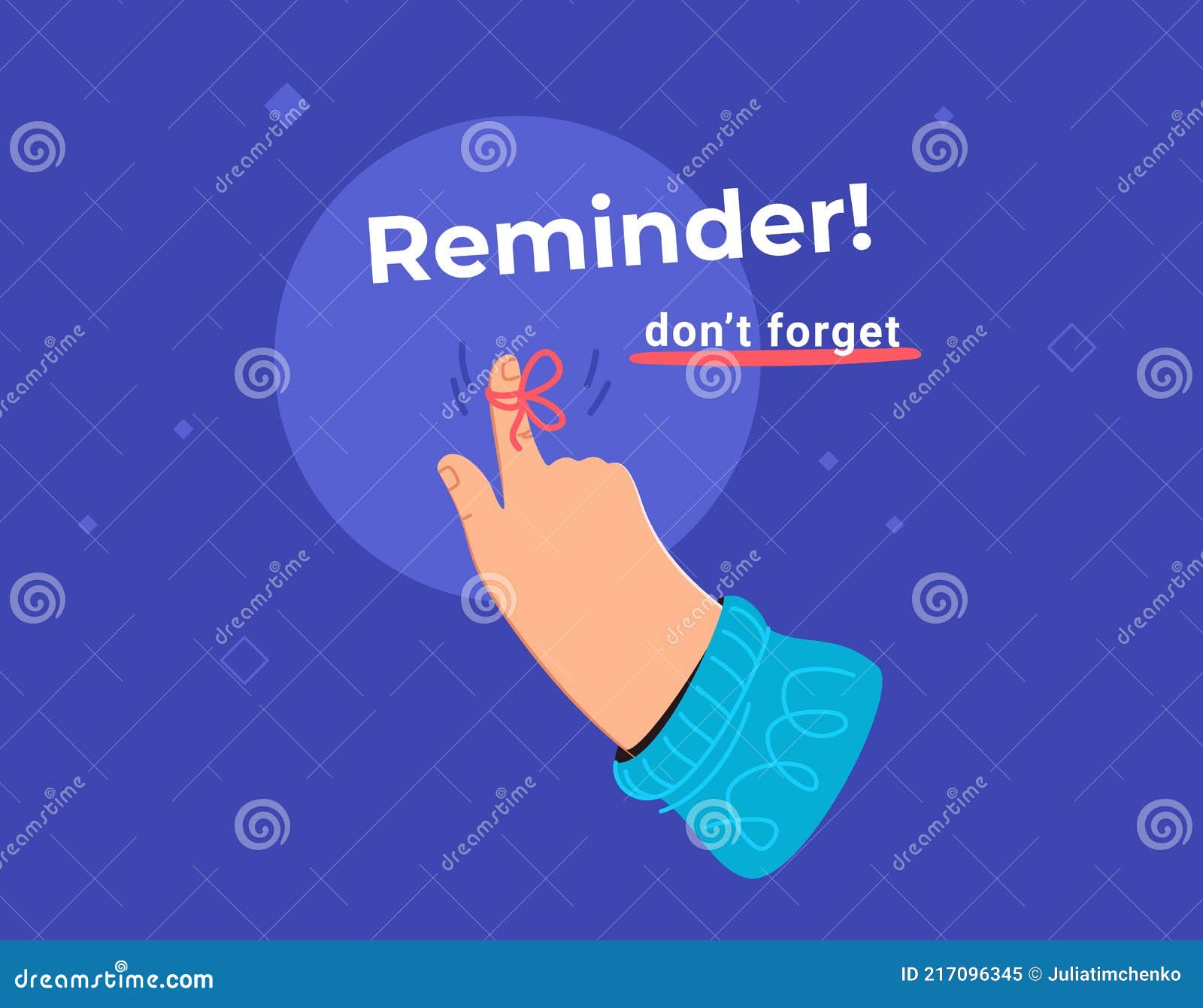 Dont Forget Finger With String