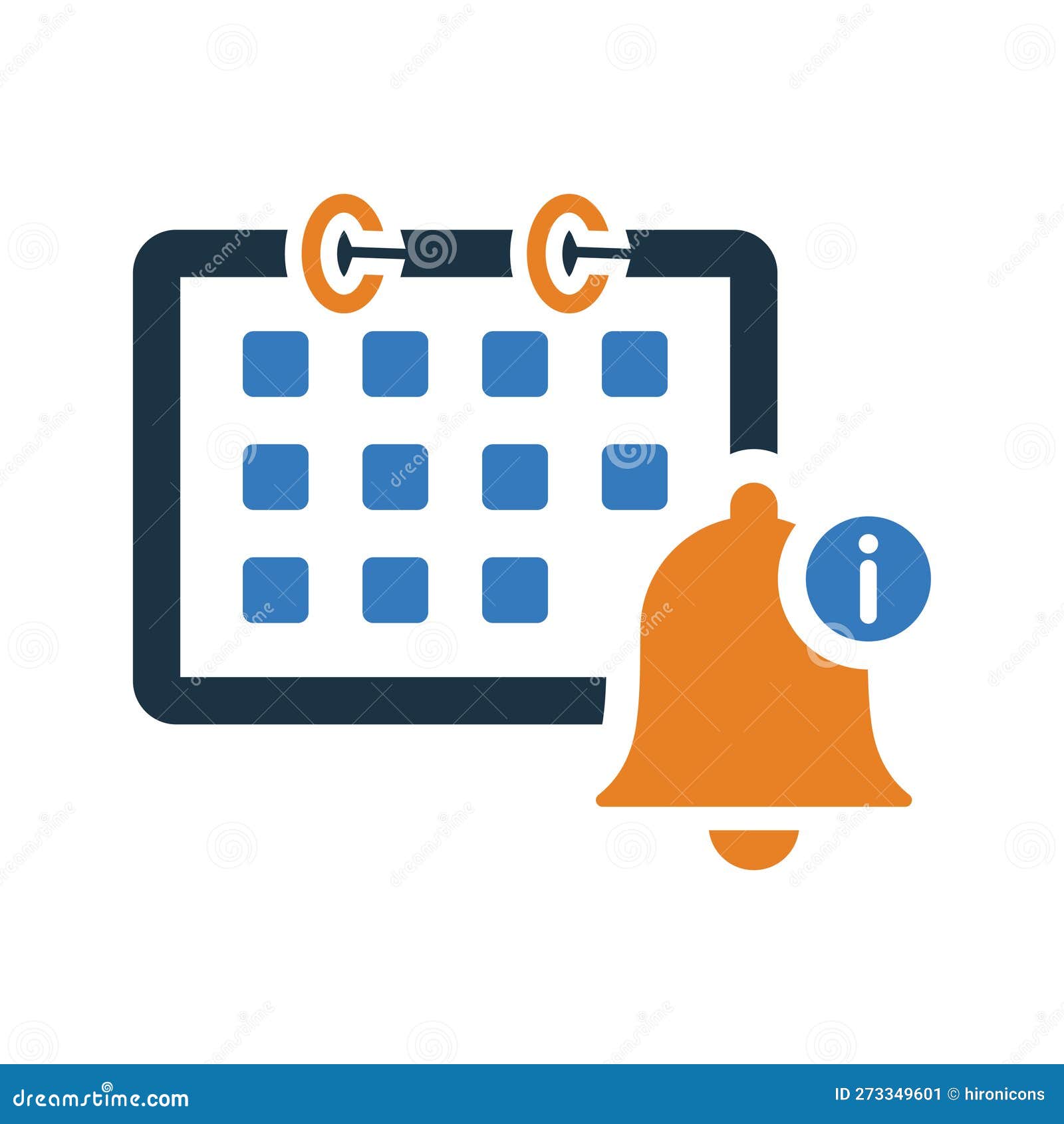 Reminder Icon. Simple Vector Graphics Stock Illustration - Illustration ...