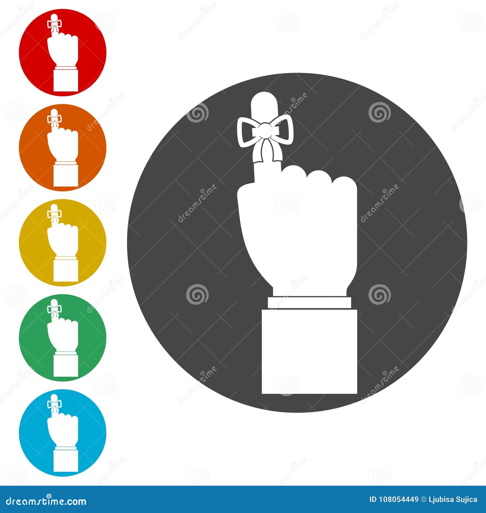 Reminder Icon - Vector Illustration, Simple Icon Stock Vector ...