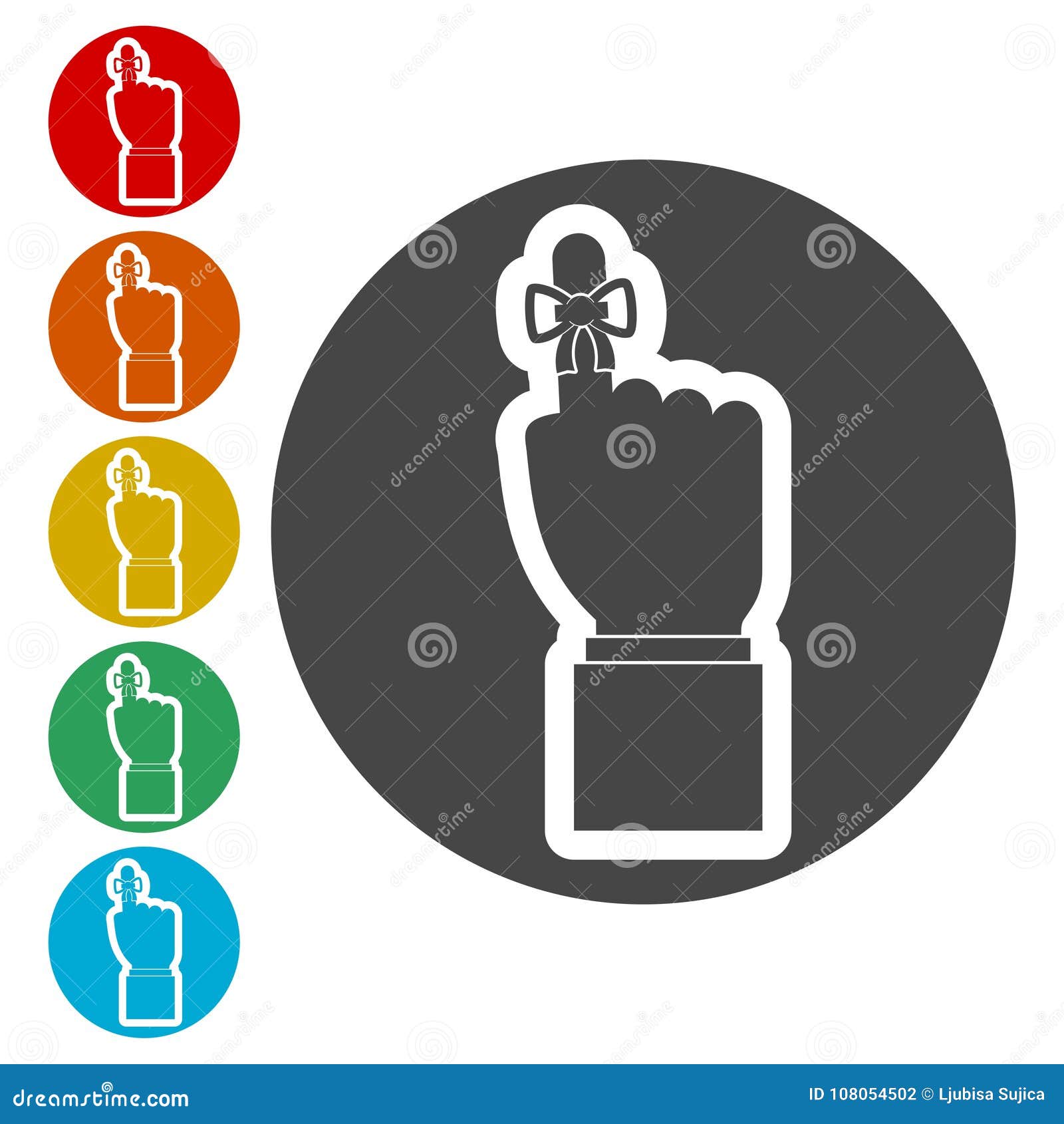 Reminder Icon - Vector Illustration, Simple Icon Stock Vector ...