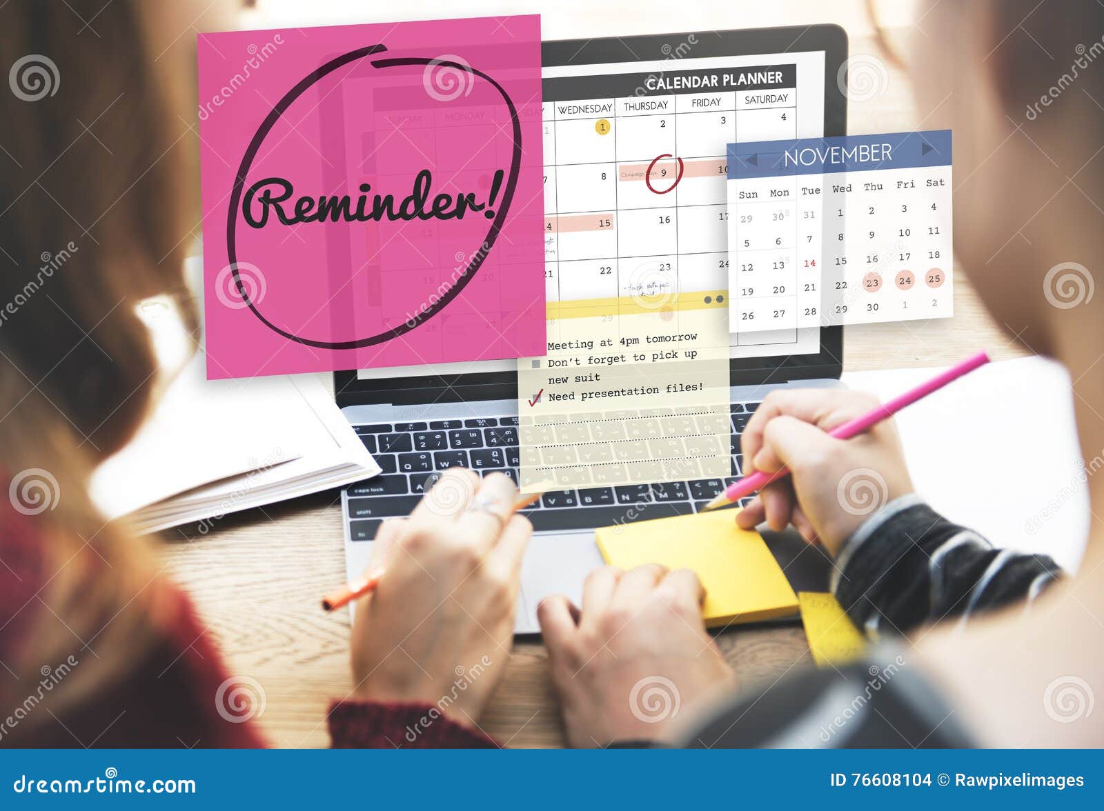 Reminder Important Memo Memory Notice Text Concept Stock Photo - Image ...
