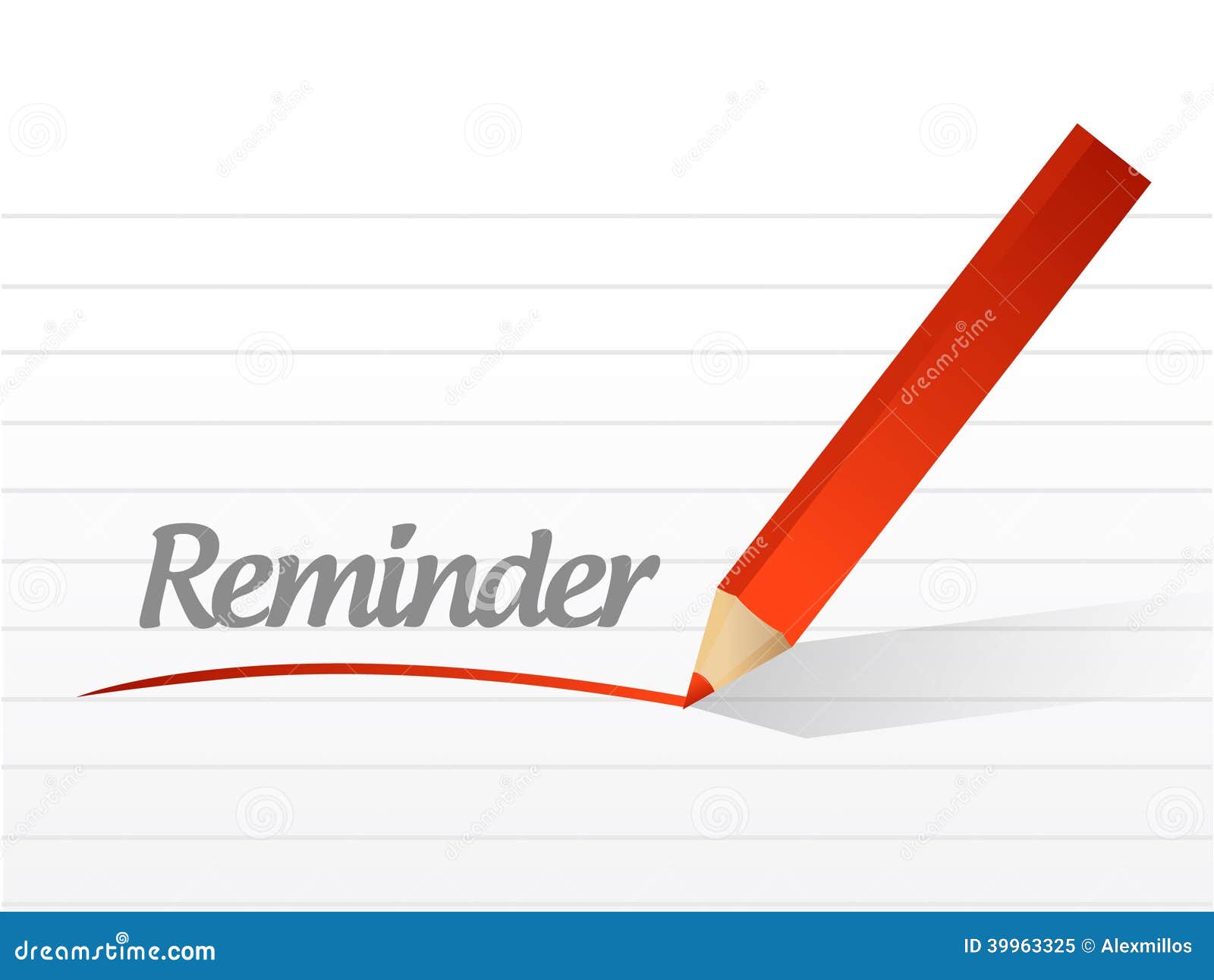 Alzheimer Reminder Office Note Stock Photography | CartoonDealer.com ...
