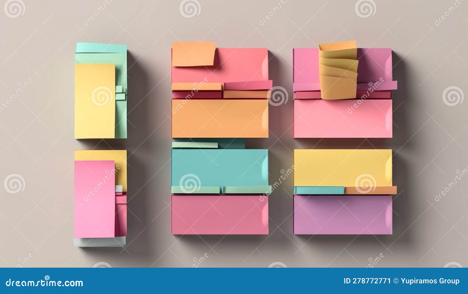 Reminder Message on Pink Adhesive Note Attached To Empty Bulletin Board ...