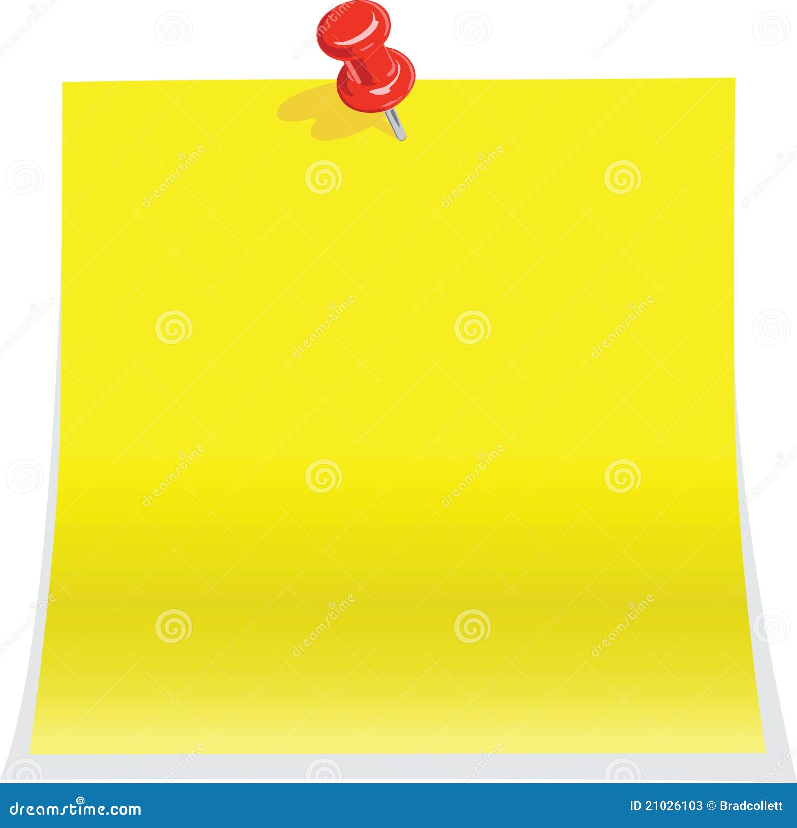 Reminder Note stock vector. Illustration of stationery - 21026103