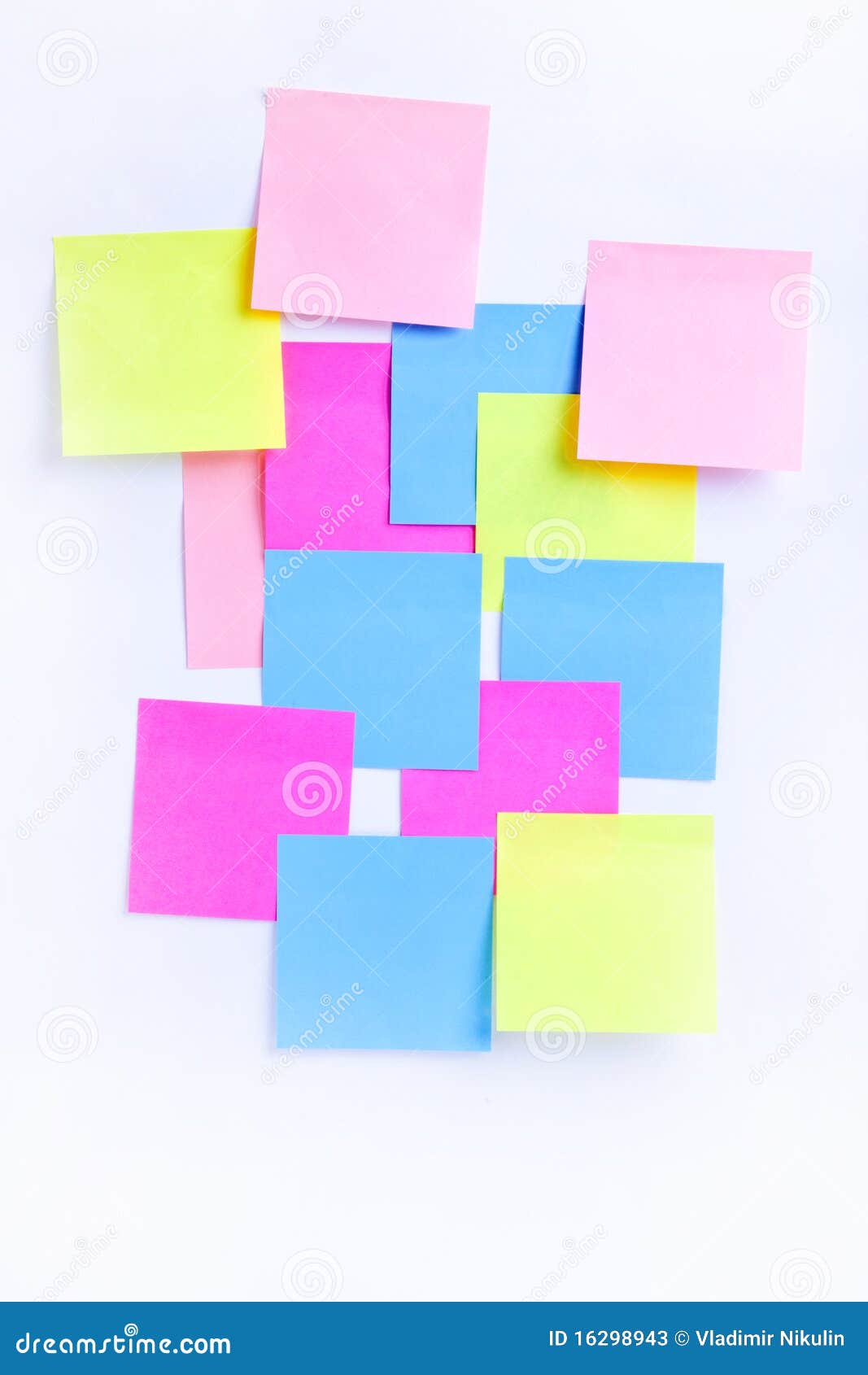 Reminder Notes on the White Background Stock Image - Image of white ...
