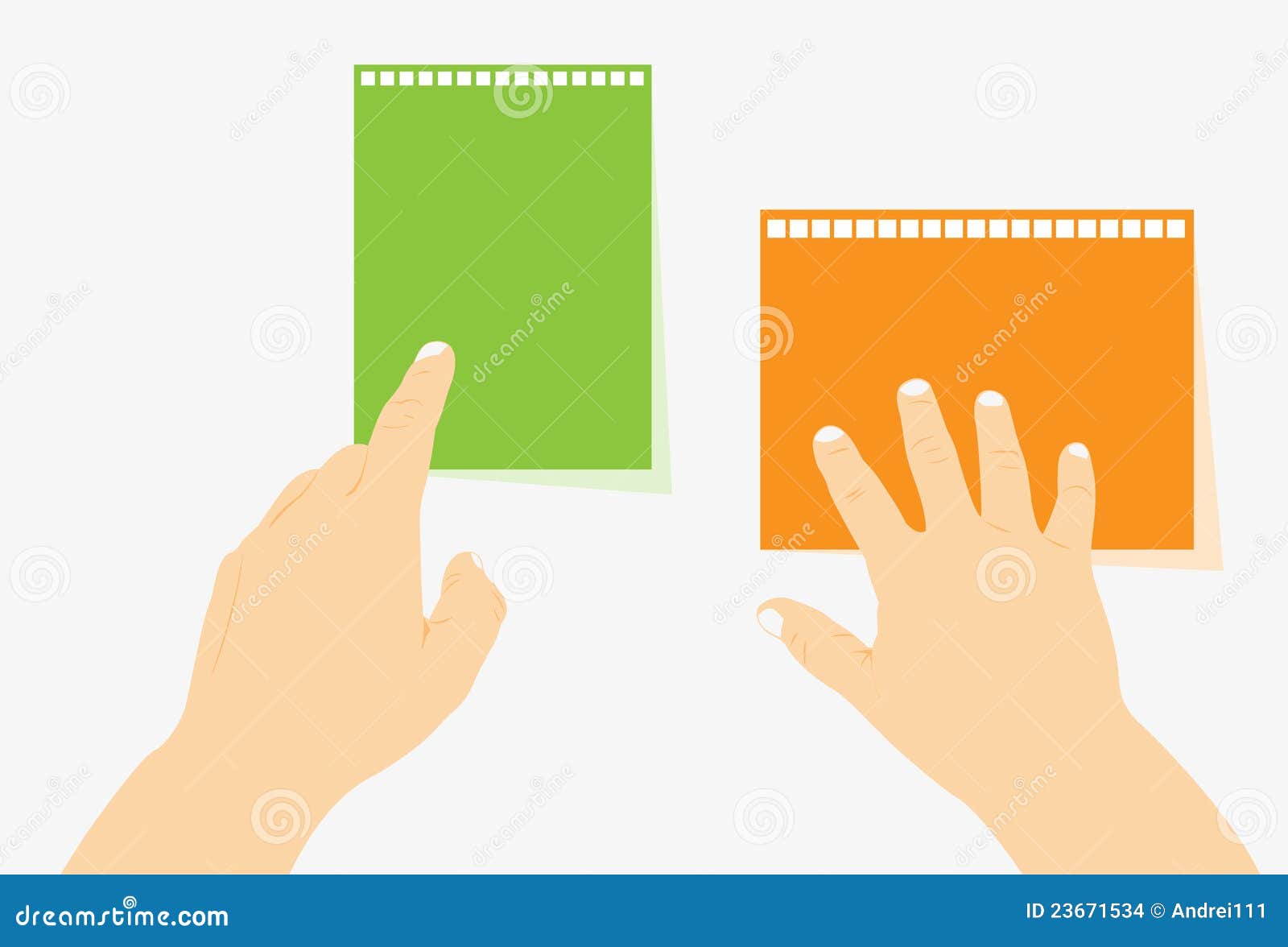 Reminder on paper stock vector. Illustration of human - 23671534
