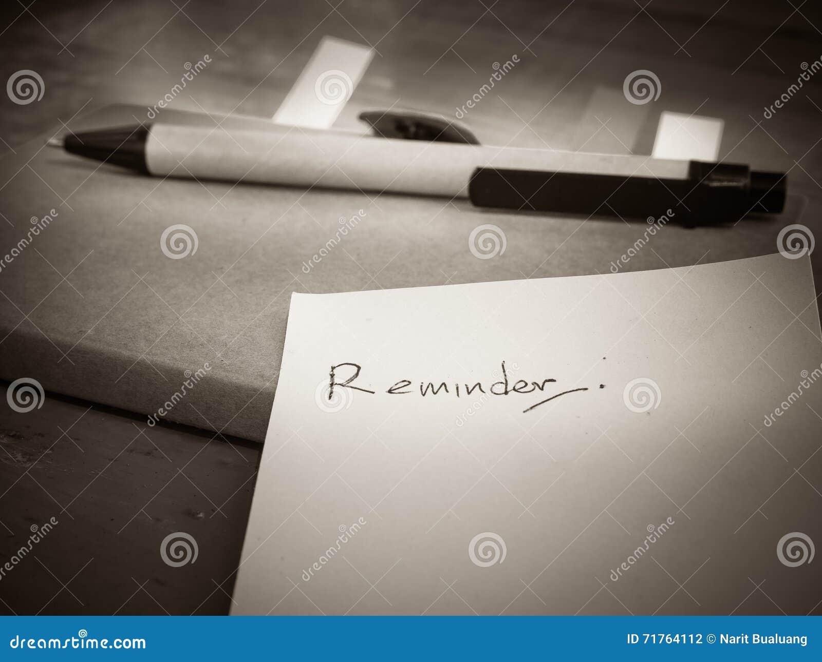 Reminder stock photo. Image of note, blank, empty, sticky - 71764112