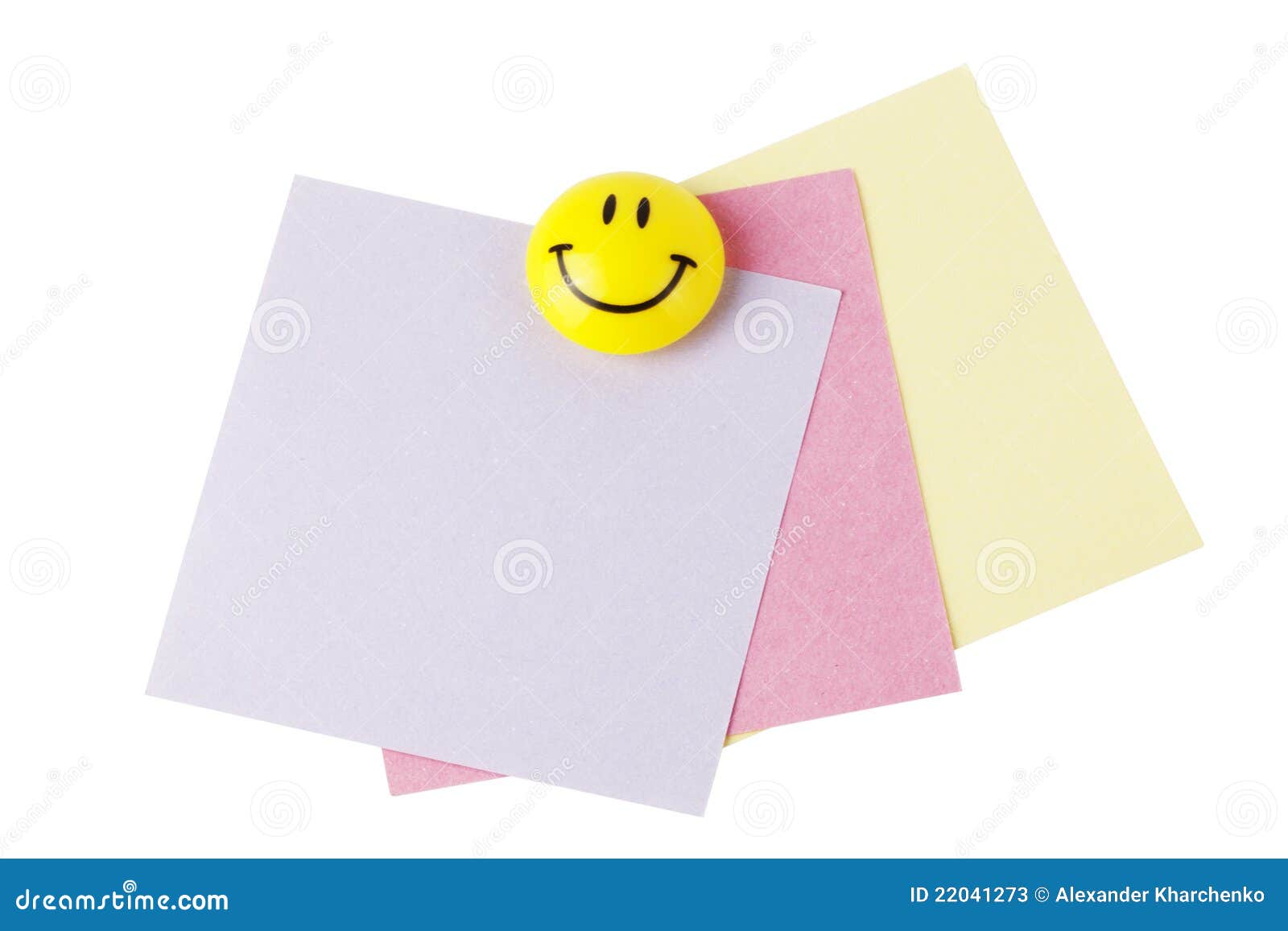 Reminder Papers with Smiley Stock Image - Image of facial, adhesive ...