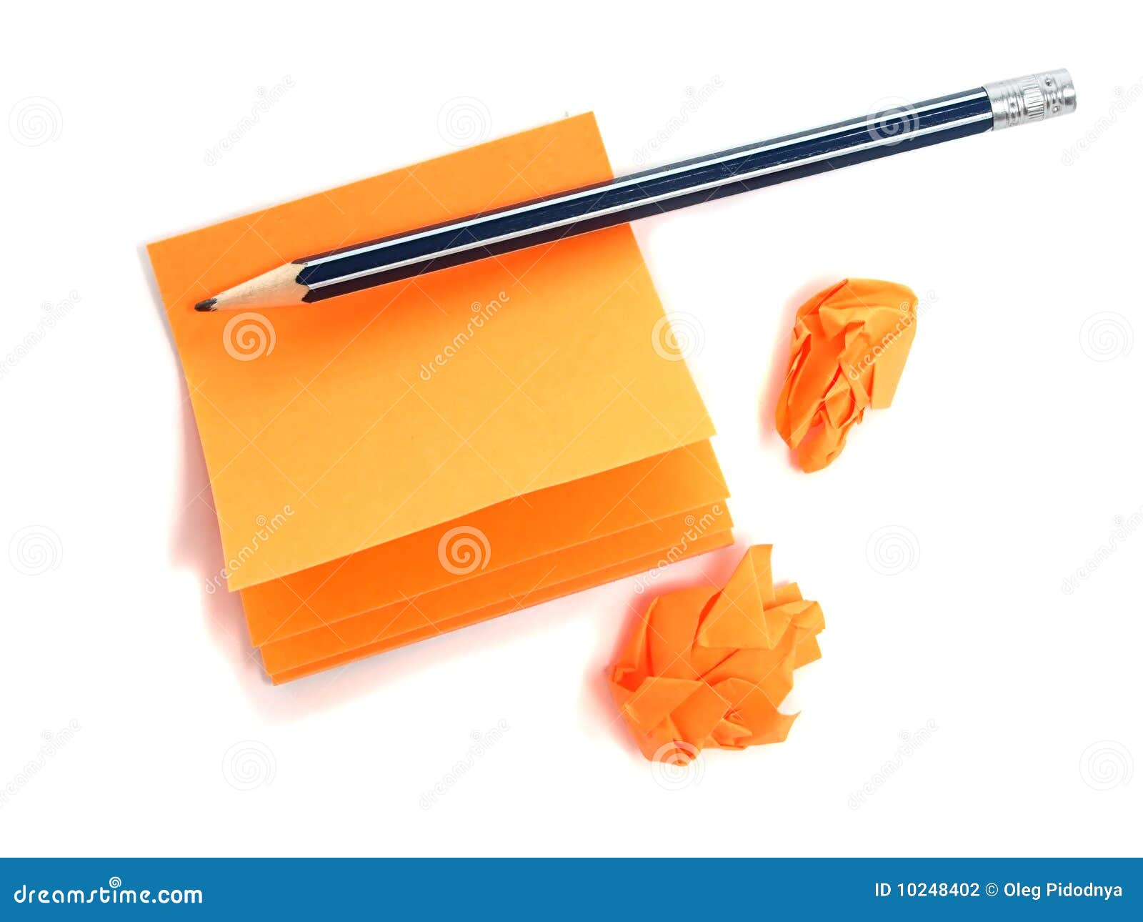 Reminder with pencil stock photo. Image of paper, notepaper - 10248402