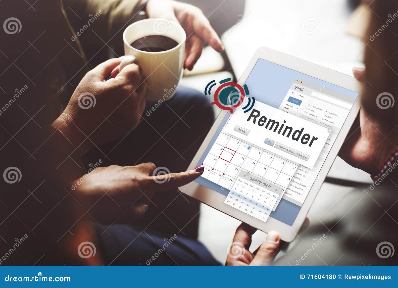 Reminder Planner Calendar Event Concept Stock Photo - Image of alert ...
