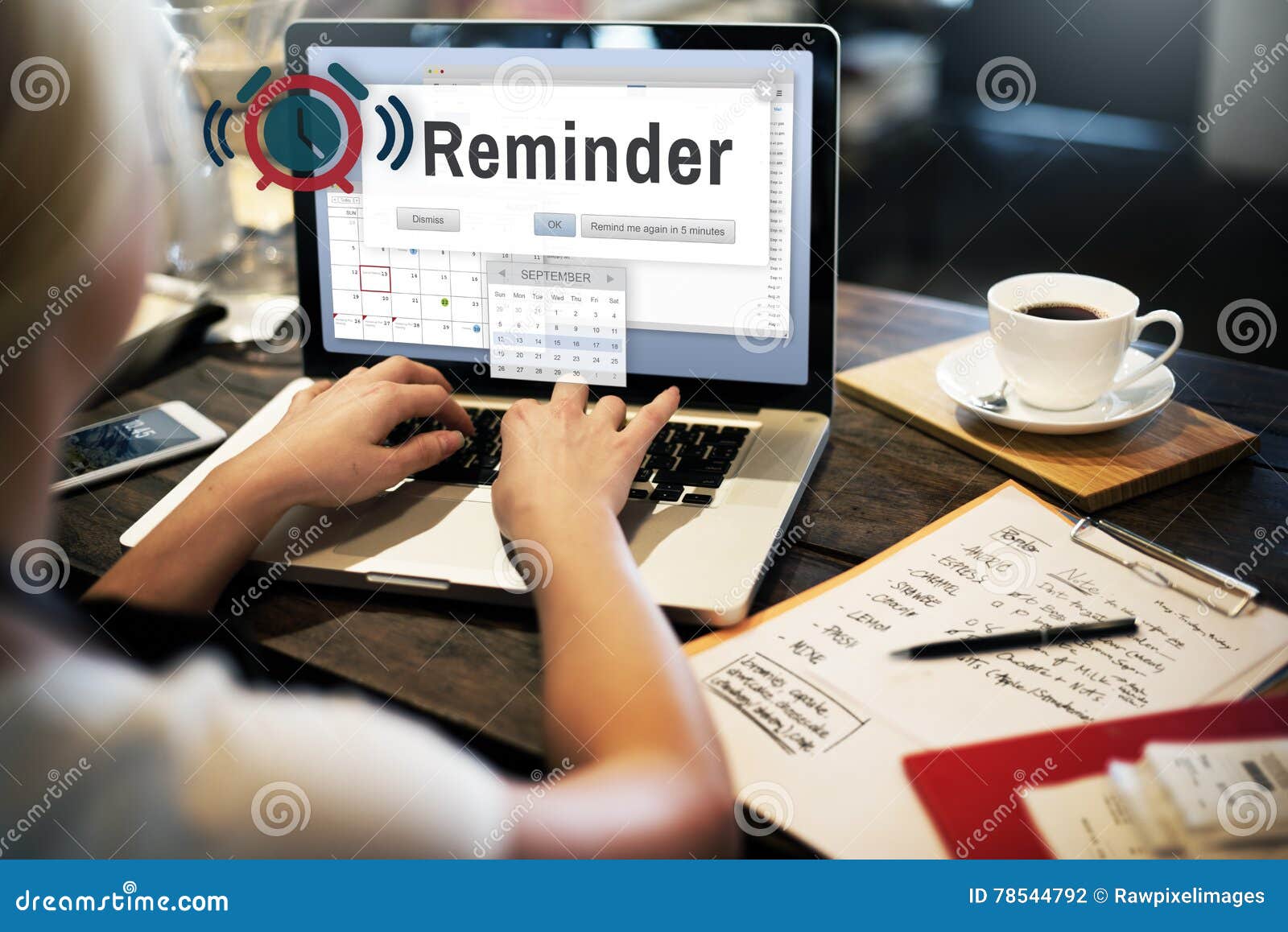 Reminder Planner Calendar Event Concept Stock Photo - Image of ...