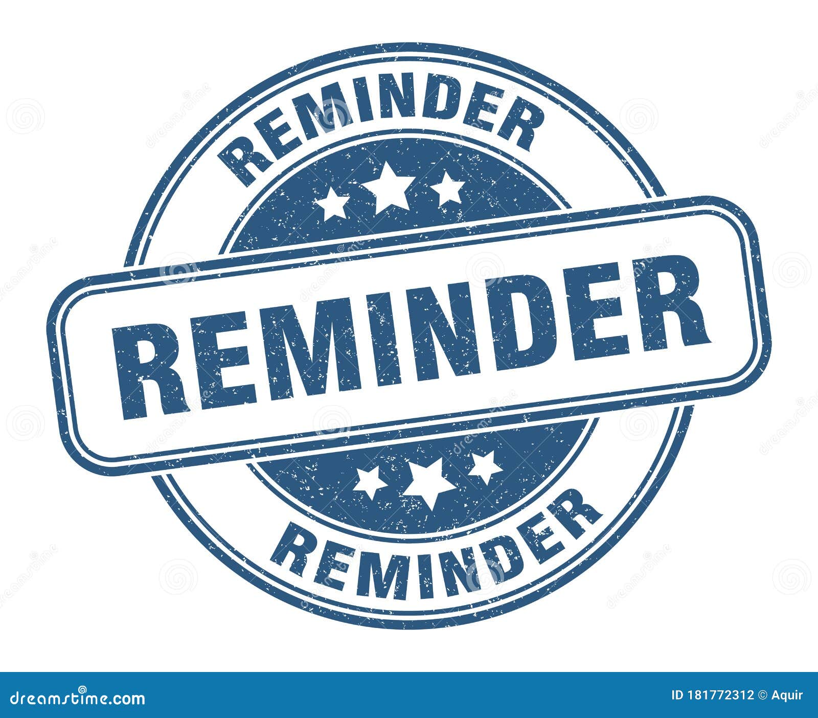 Reminder Stamp. Reminder Round Grunge Sign Stock Vector - Illustration ...