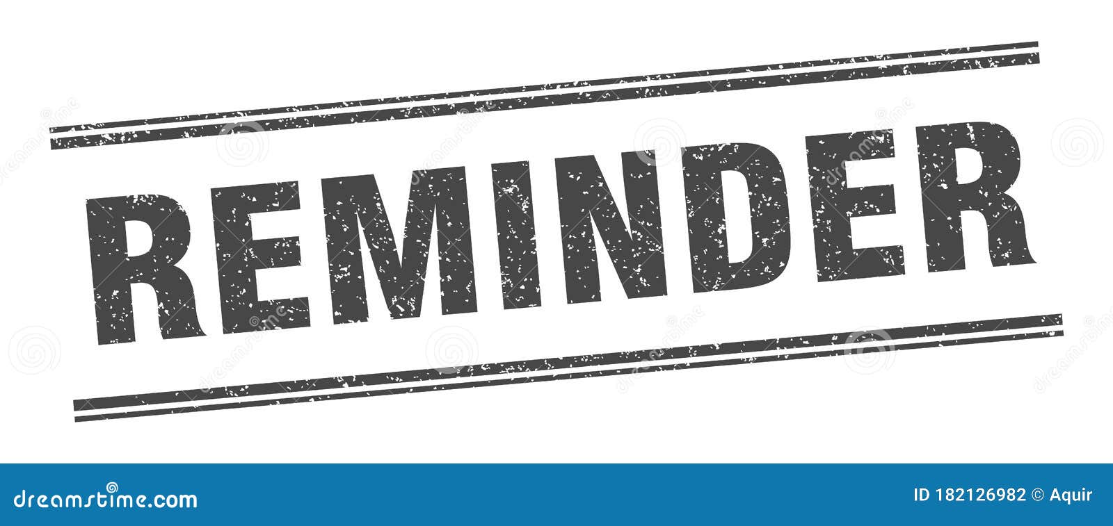 Reminder Stamp. Reminder Square Grunge Sign Stock Vector - Illustration ...