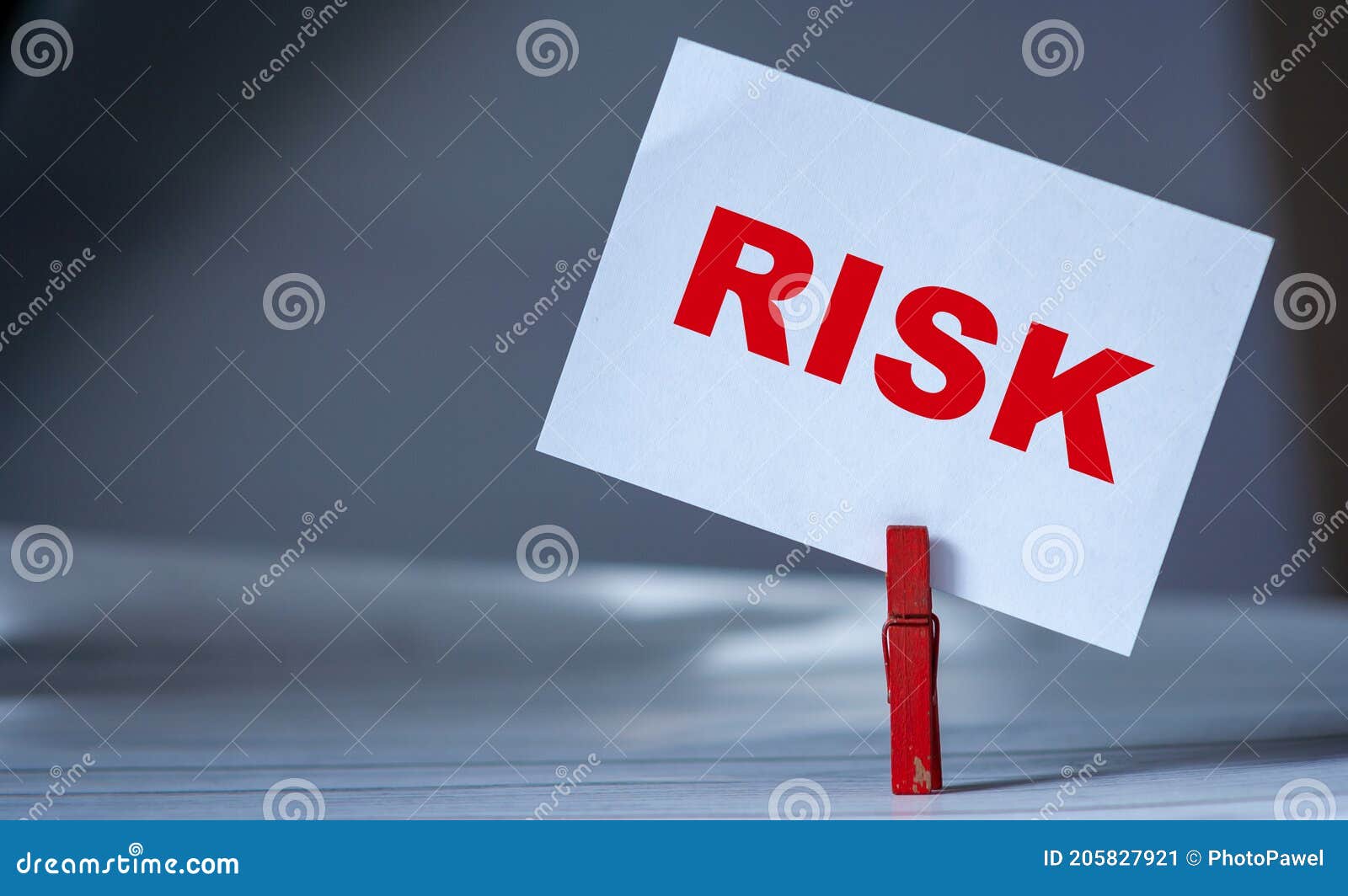 Reminder Sticky Note with Clothes Pin on Table. Sticky Note with Word ...