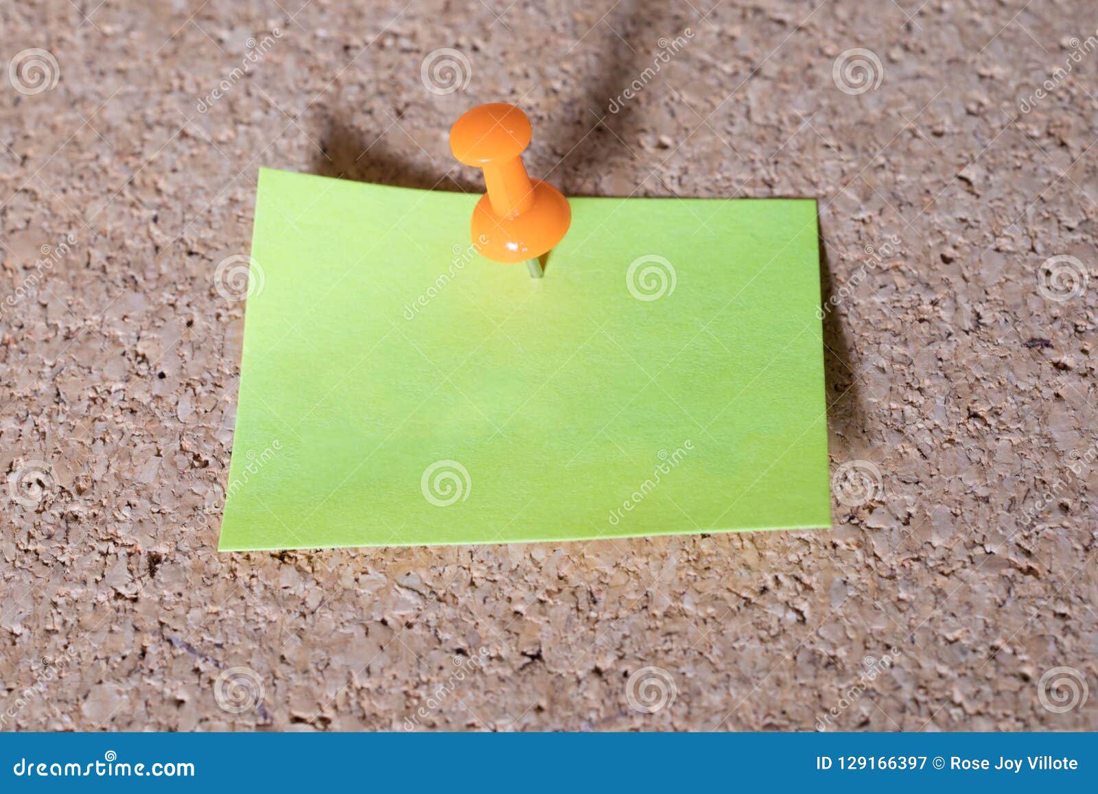 Reminder Sticky Notes Pinned on the Cork or Bulletin Board Stock Image ...