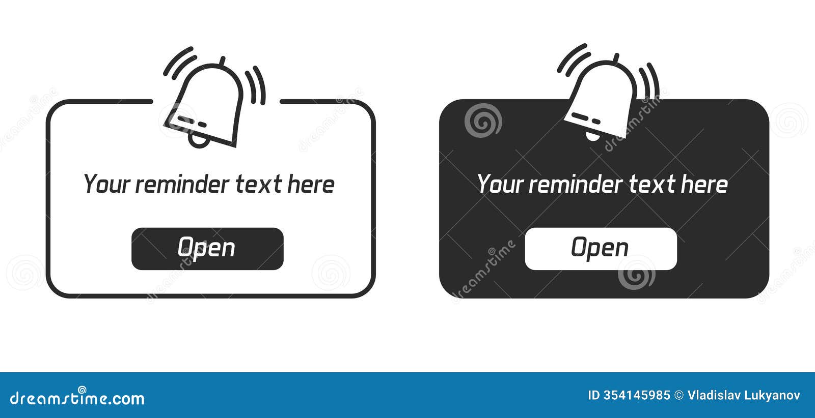 Alert Notification Icon On Red Circle And Gray Background. Negative ...